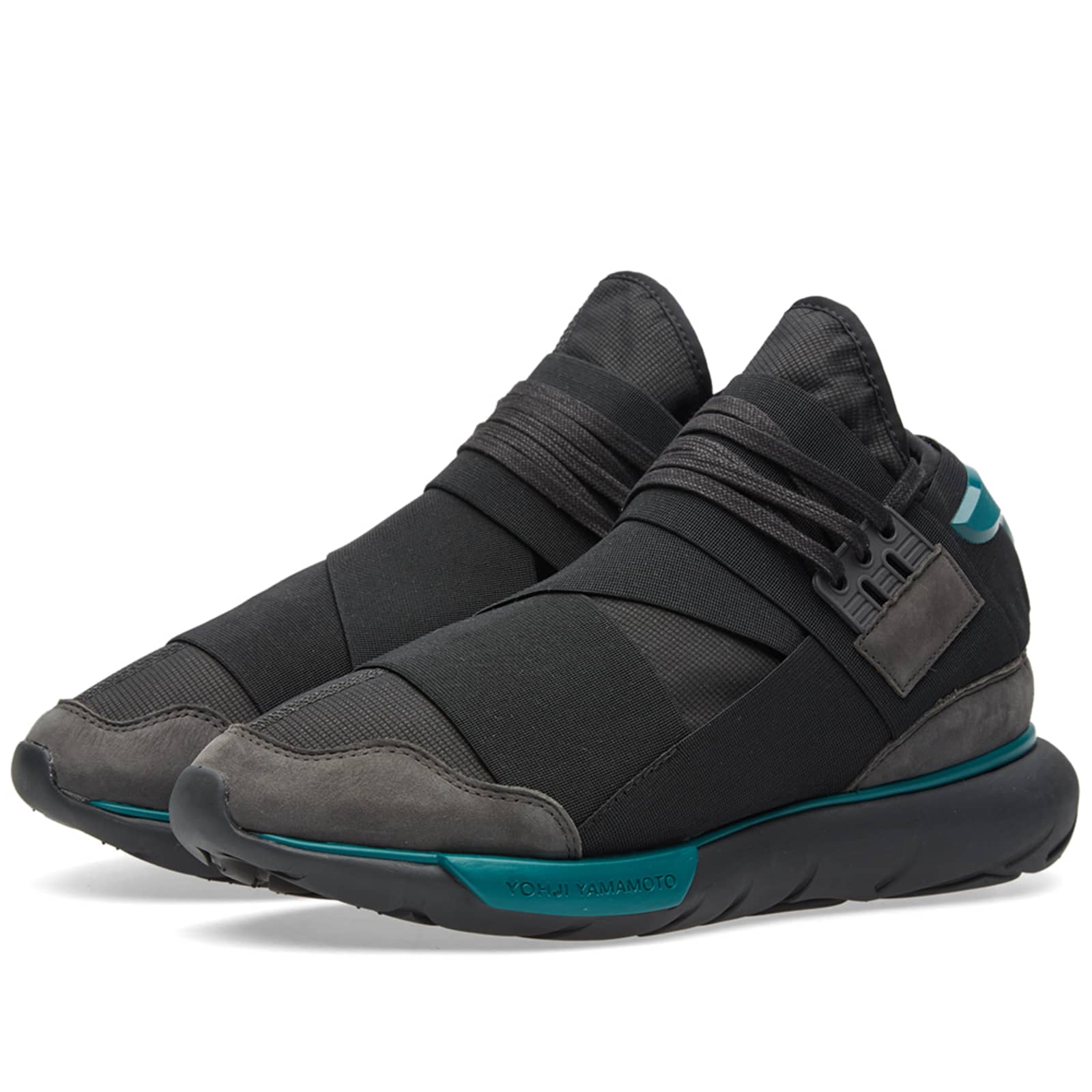 Y-3 Qasa High Charcoal & Core Black | END. (US)