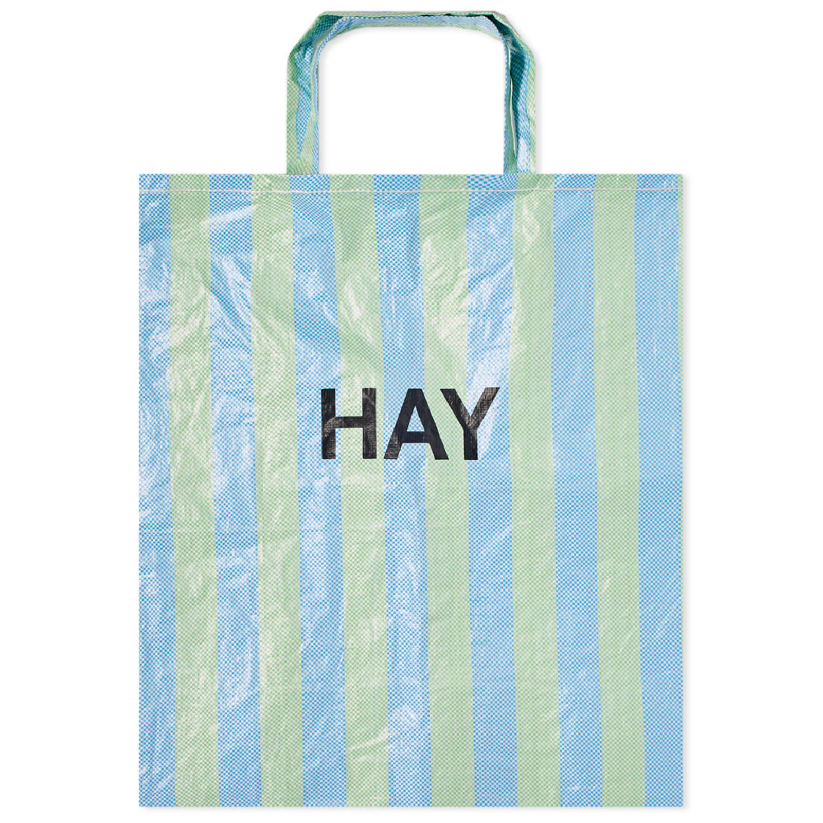 HAY Recycled Candy Stripe Bag Xl Blue & Green | END. (US)