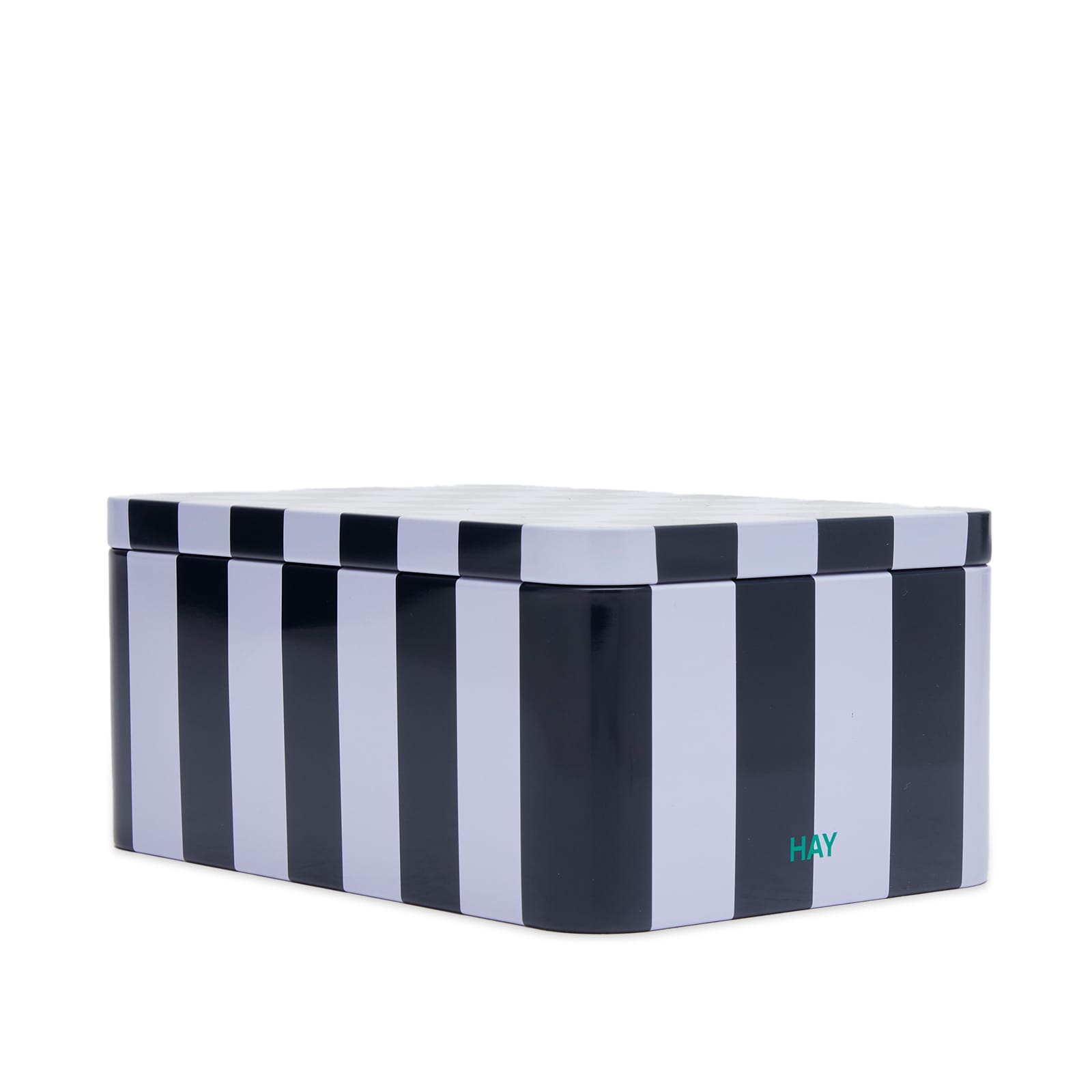 HAY Tin Container - Small Dark Blue & Lavender | END. (HK)