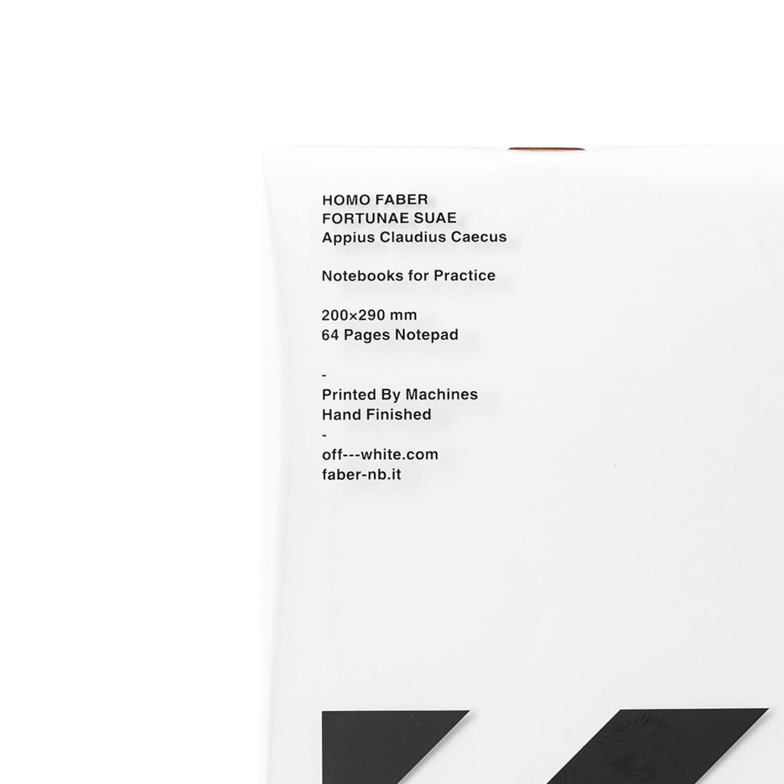 Off-White Fabia Blank Notepad White & Black | END. (GB)