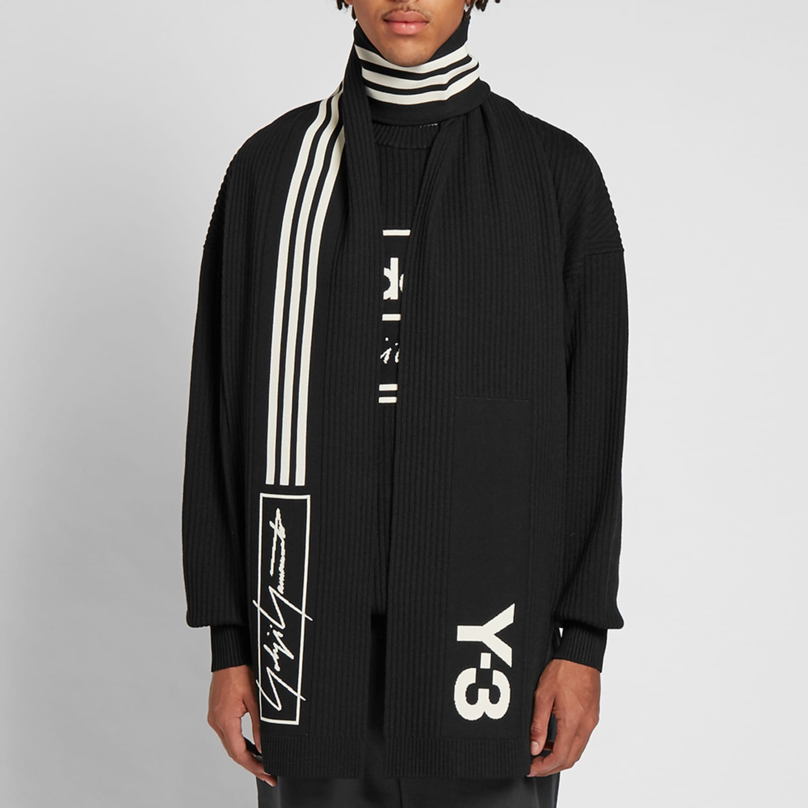 Y-3 Scarf 3S Black | END. (Global)