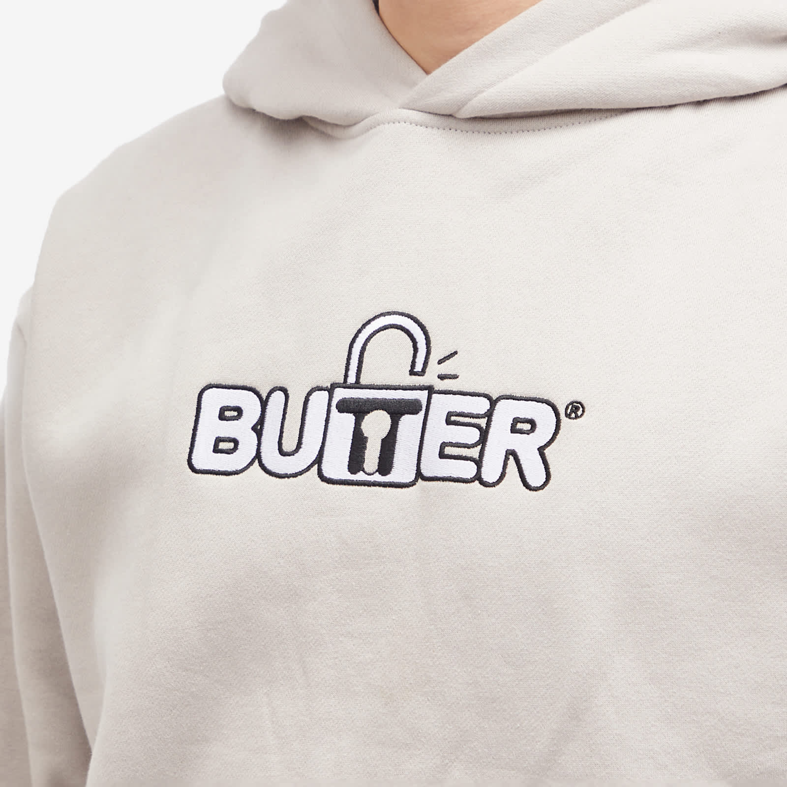 Butter Goods Lock Hoodie Cement | END. (AU)