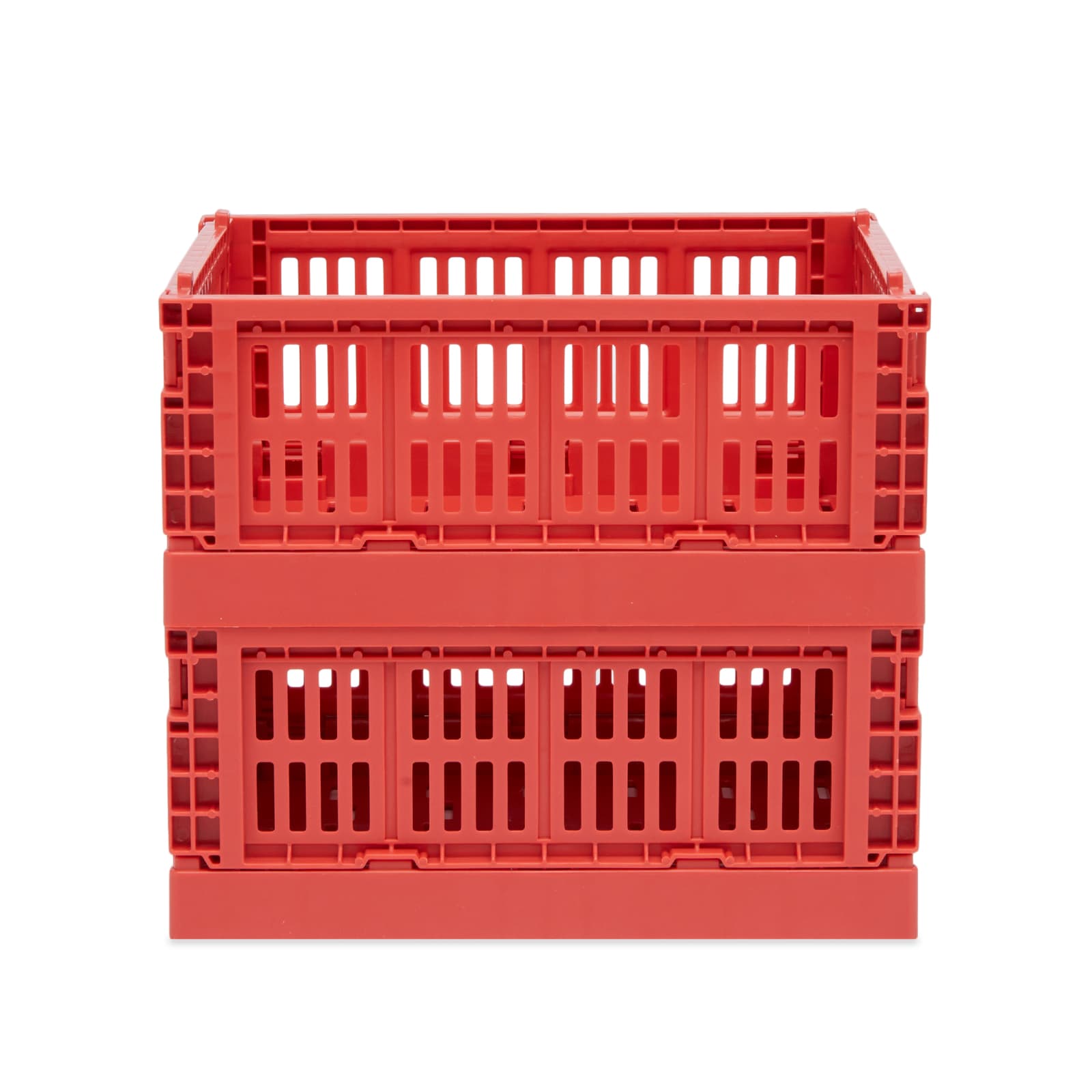 HAY Mini Recycled Colour Crate - Set of 2 Red | END. (GB)