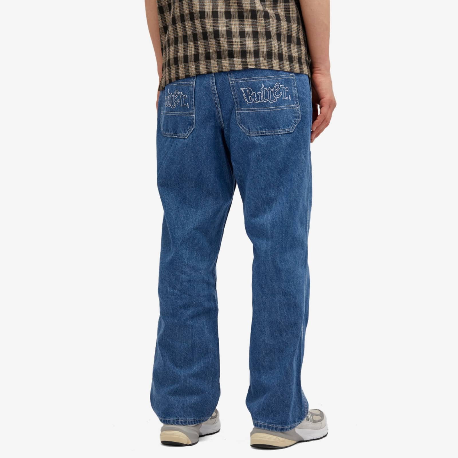 Butter Goods Breakdown Relaxed Denim Jeans Solid Blue | END. (CA)