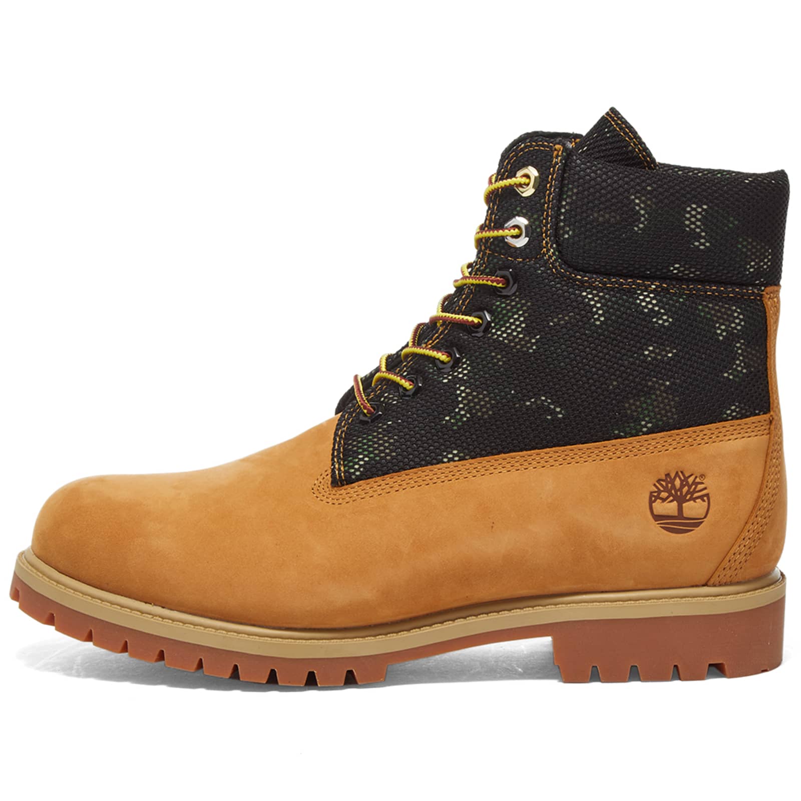 Timberland 6" Waterproof Boot Wheat Nubuck & Camo | END. (AR)