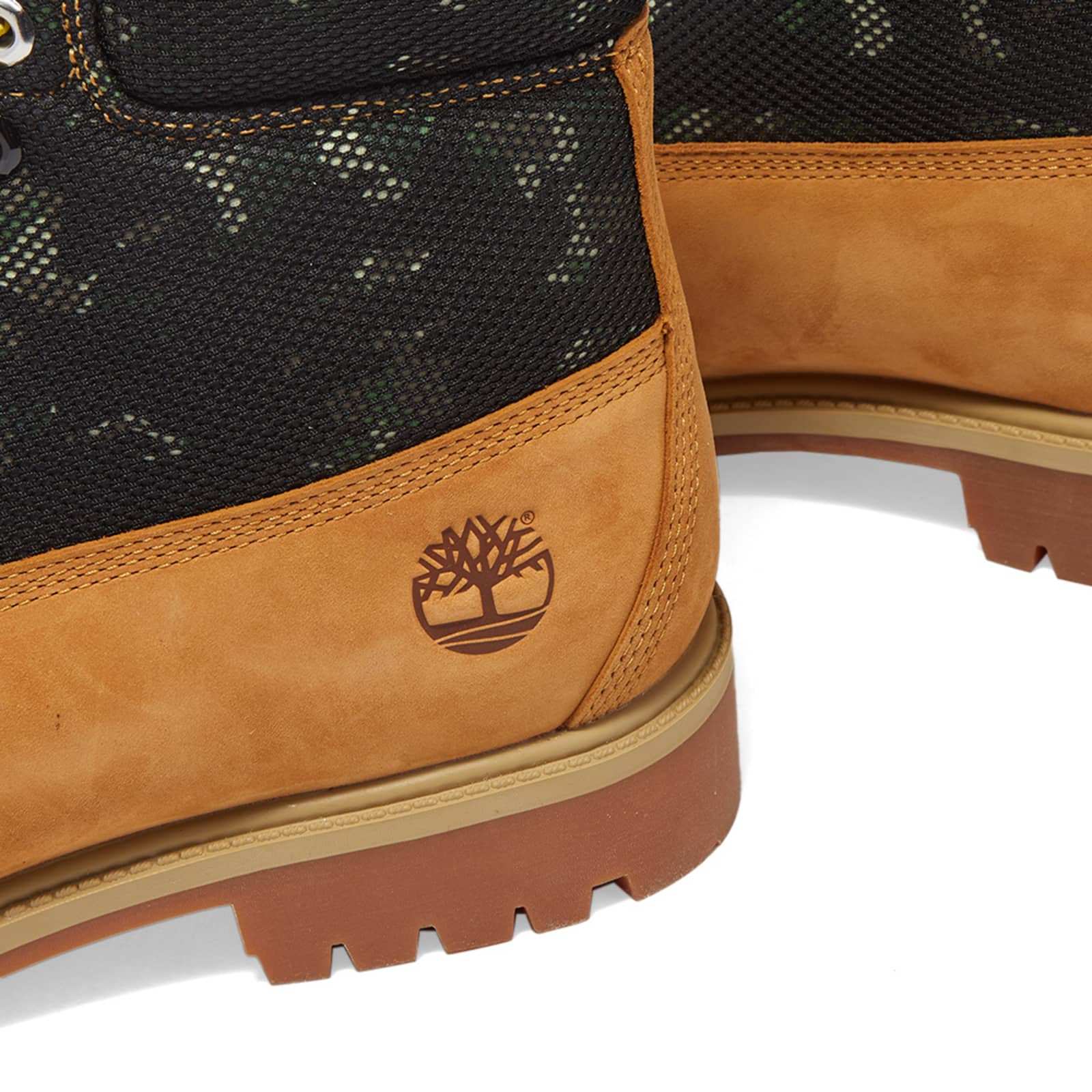 Timberland 6" Waterproof Boot Wheat Nubuck & Camo | END. (AR)