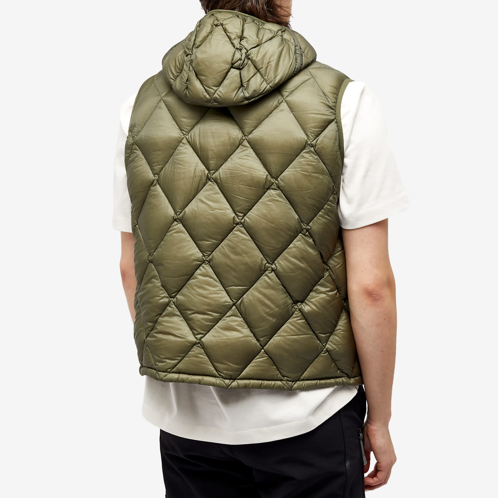 ROA Light Down Vest Dark Green | END. (US)