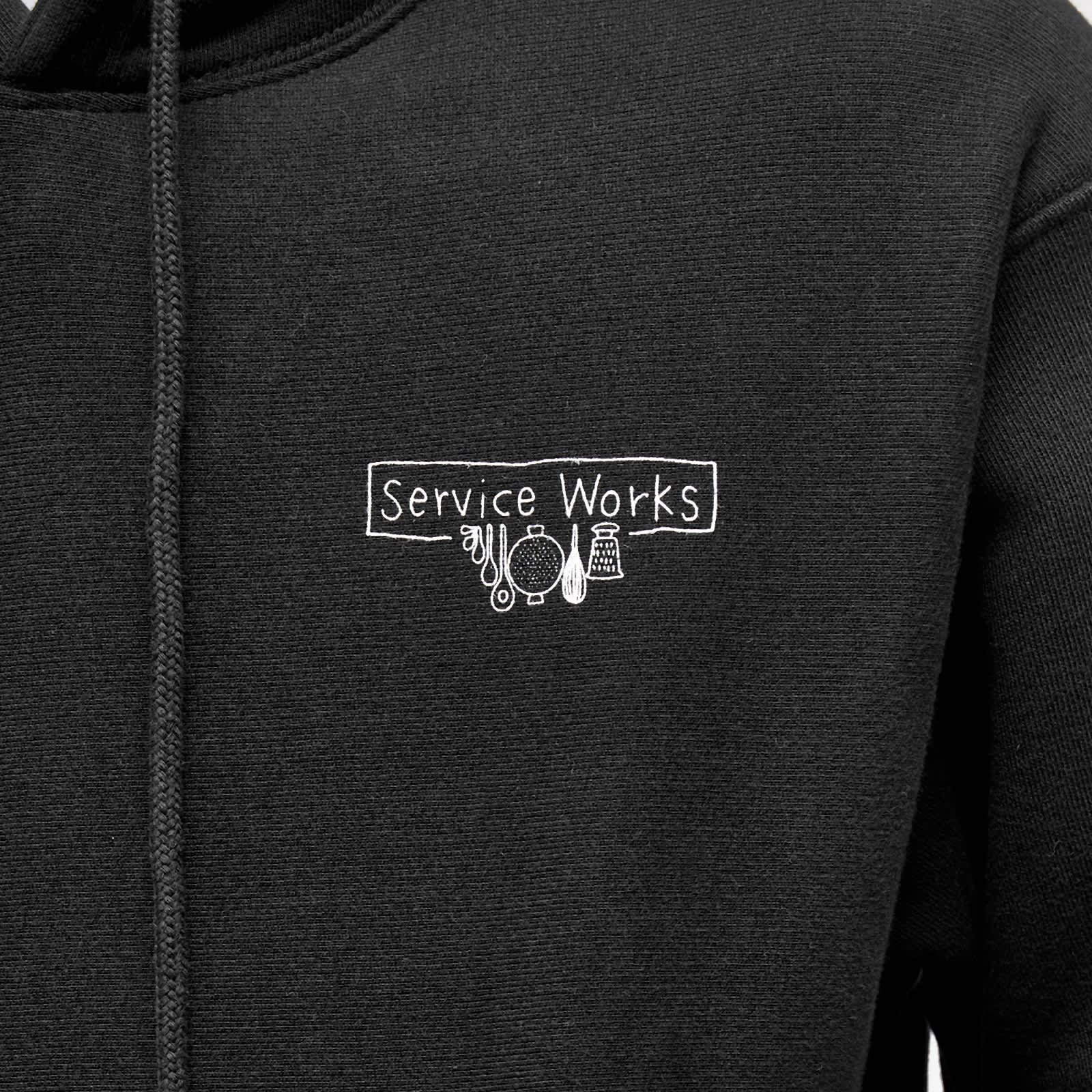 Service Works Scribble Logo Hoodie Black | END.