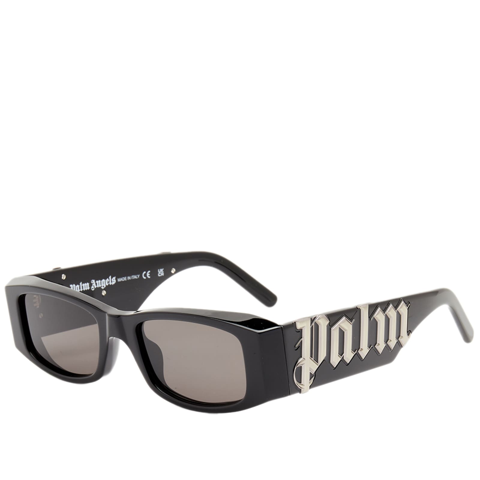 Palm Angels Angel Sunglasses Black & Dark Grey | END. (GB)