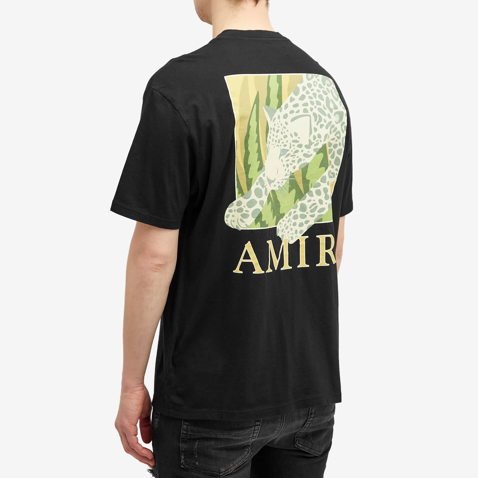 AMIRI Leopard T-Shirt Black | END. (JP)