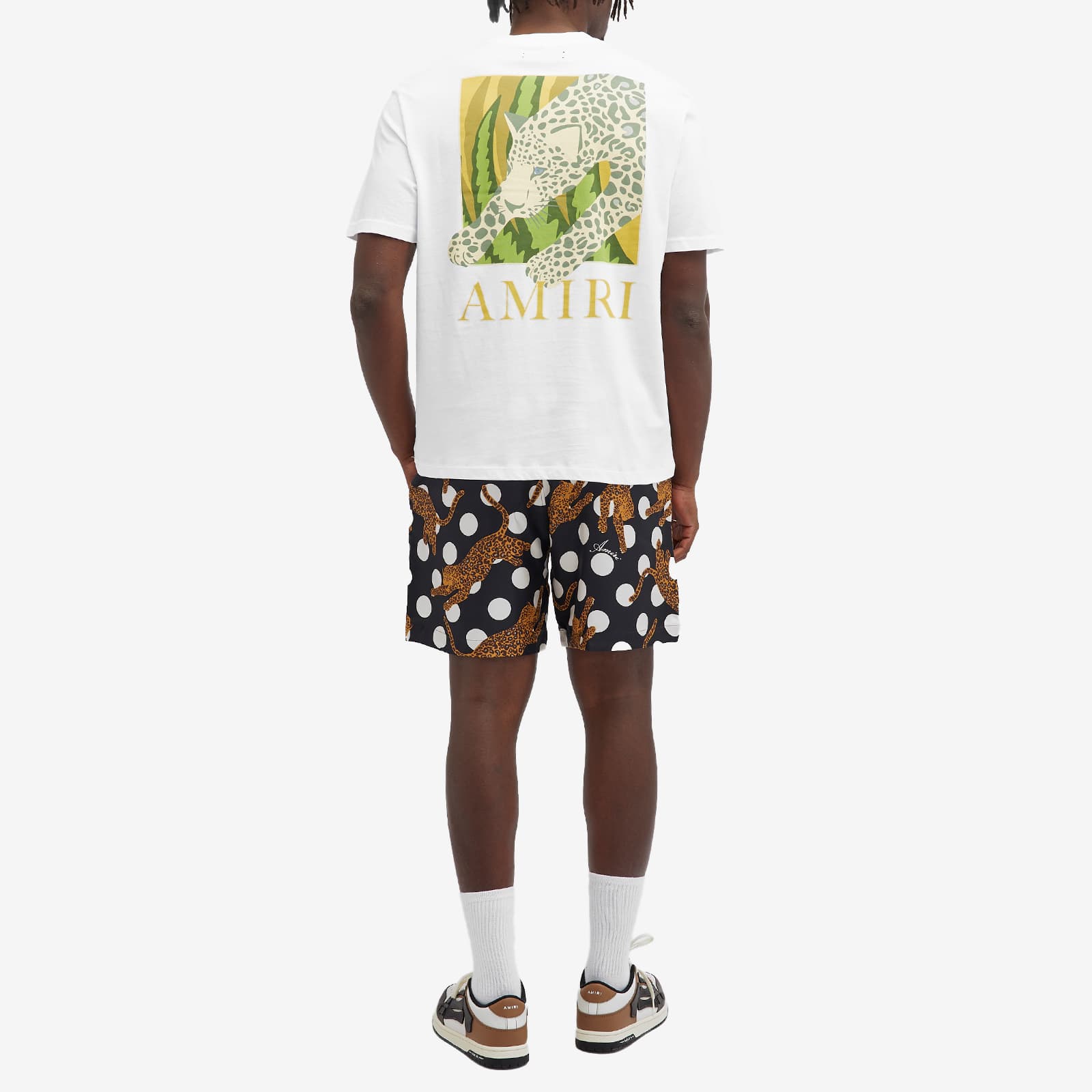 Amiri Leopard T Shirt White End