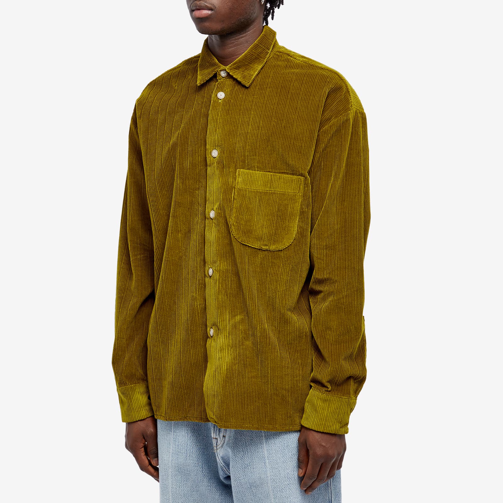 A Kind of Guise Gusto Shirt Juicy Green Corduroy | END. (US)