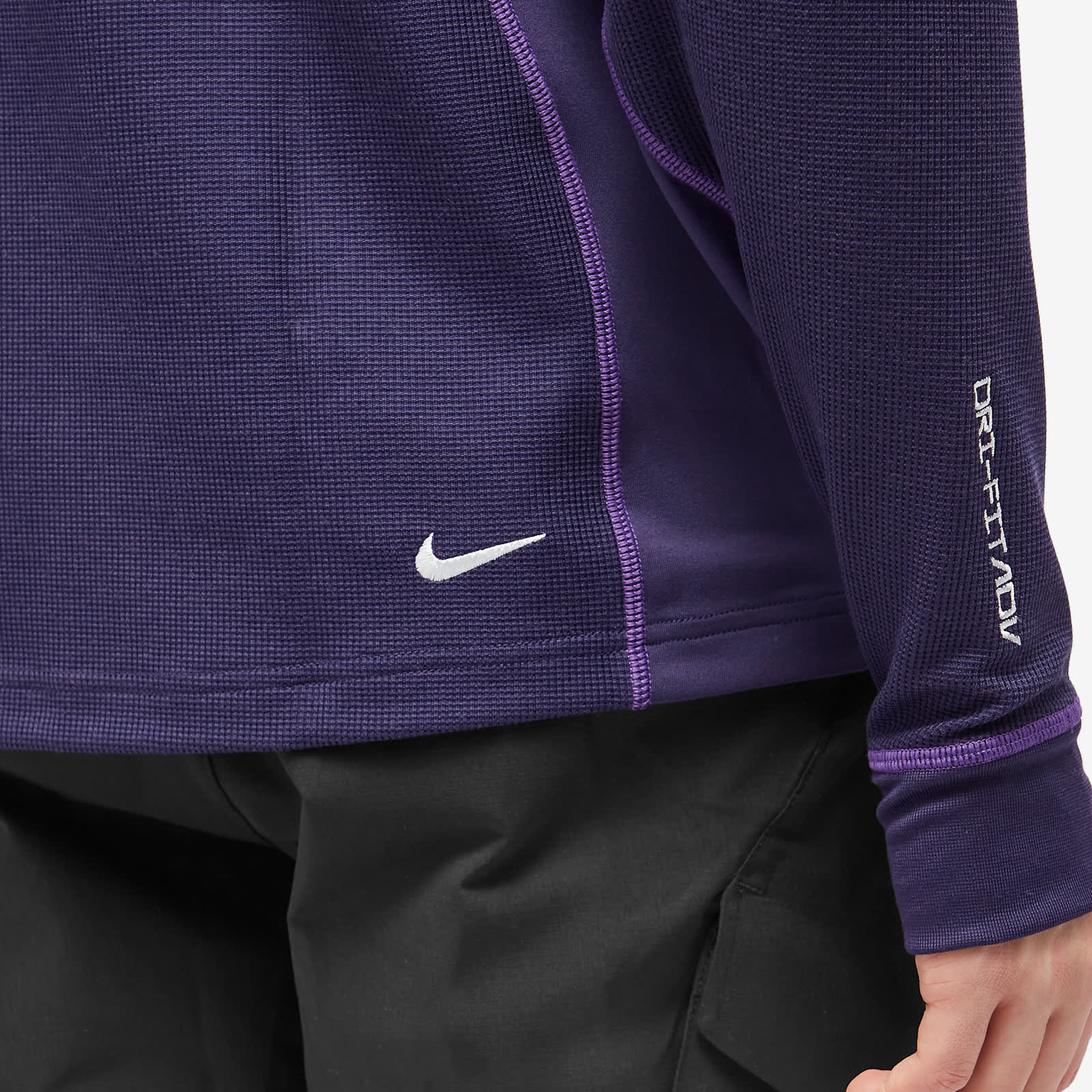 Nike Acg Dri-Fit Goat Rocks Long Sleeve Winter T-Shirt Purple Ink ...