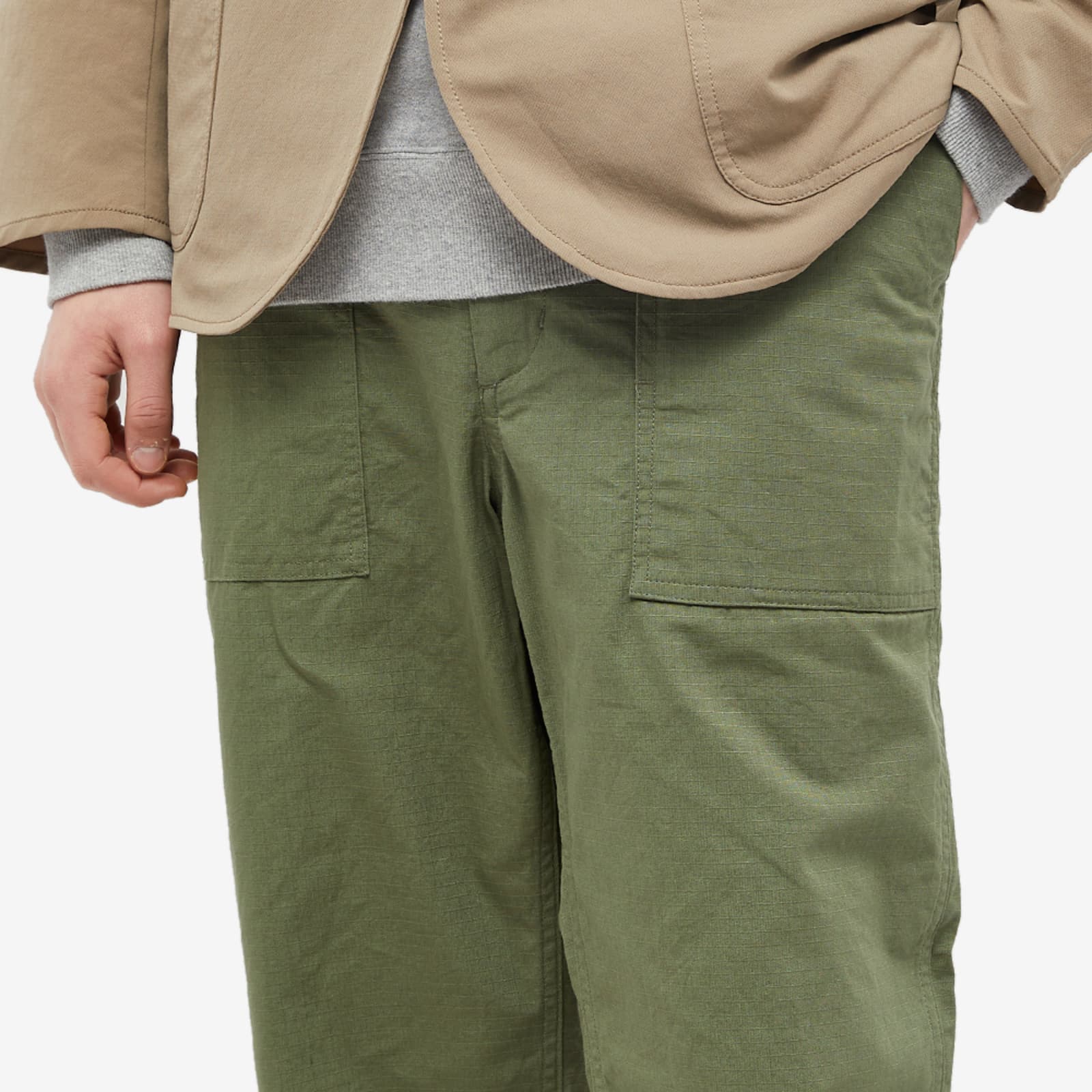 Engineered Garments Fatigue Pant Olive Cotton Ripstop | END. (KR)
