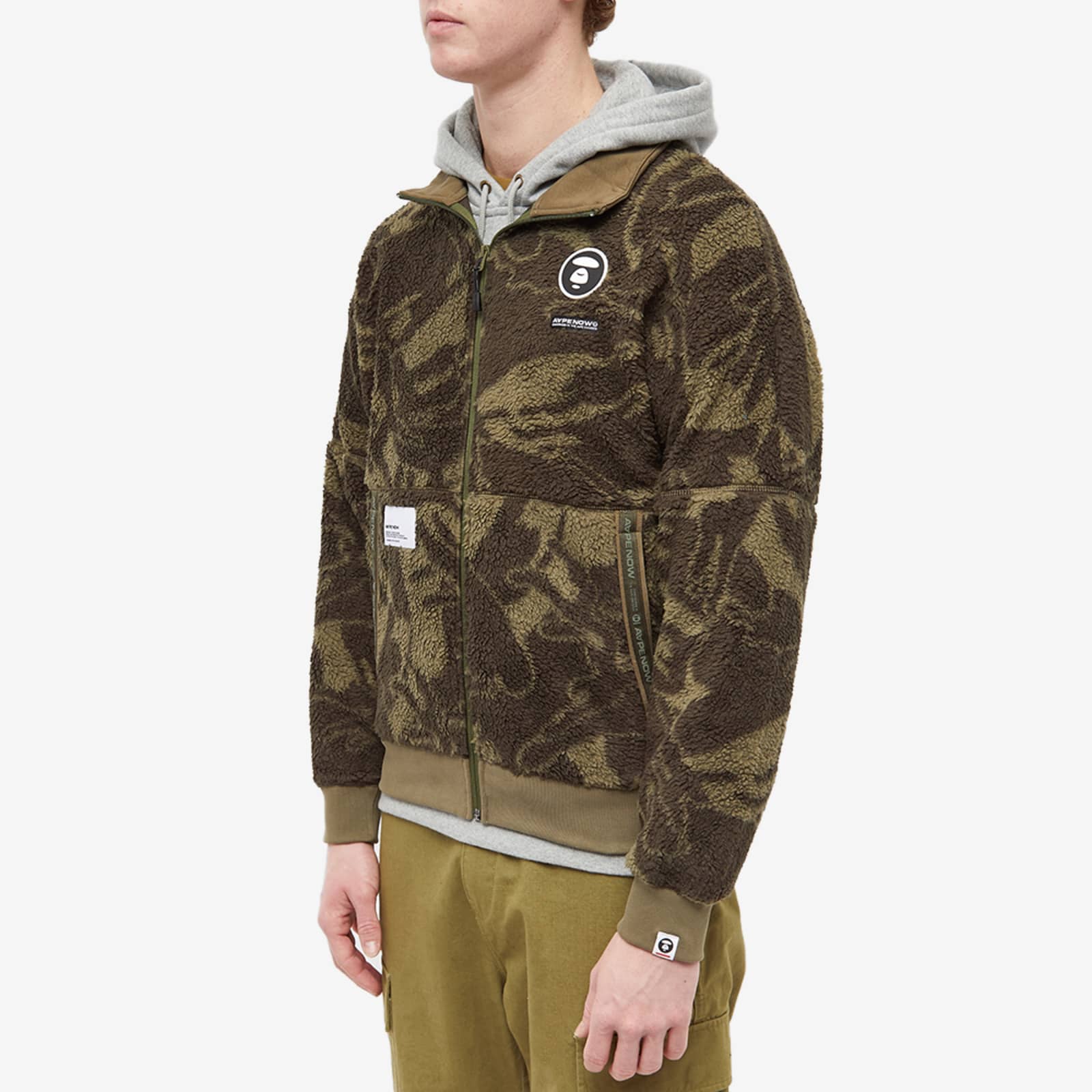 AAPE AAPE Now Fleece Jacket Camo | END. (GB)