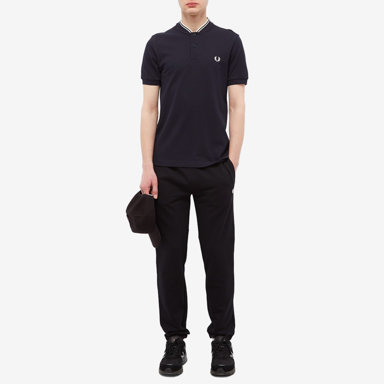 Fred Perry Loopback Sweat Pant Black | END. (AR)
