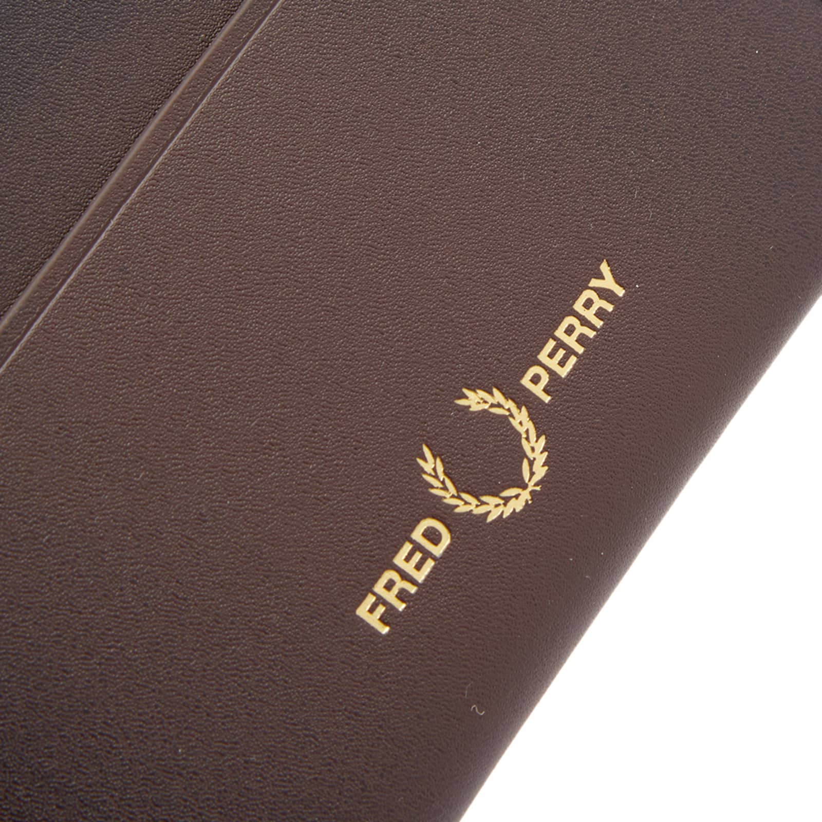 Fred Perry Burnished Leather Cardholder Oxblood | END. (GB)