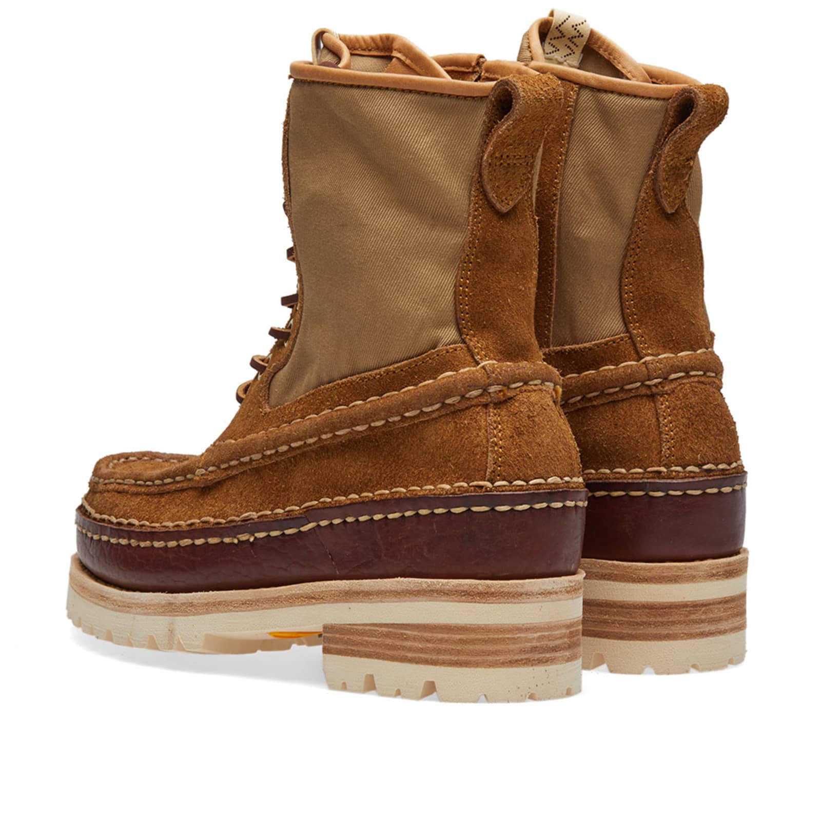 Visvim Grizzly Hi-Folk Veggie Suede Camel | END.