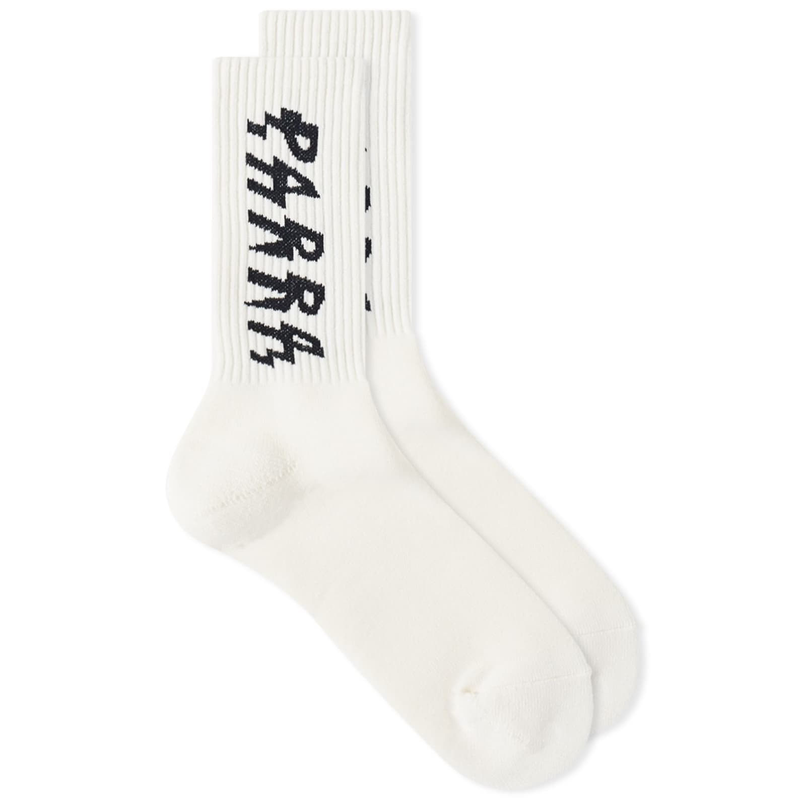 By Parra Shocker Logo Crew Sock White | END.