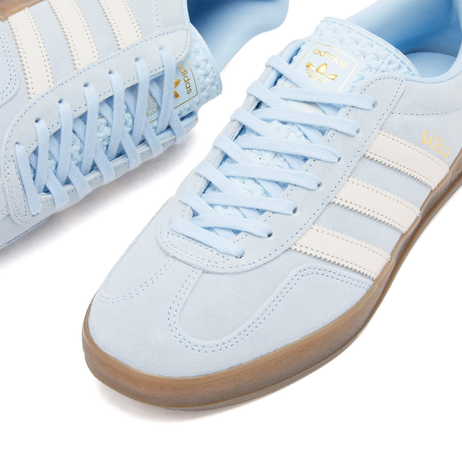 Adidas Gazelle Indoor Clear Sky & Off White | END. (US)