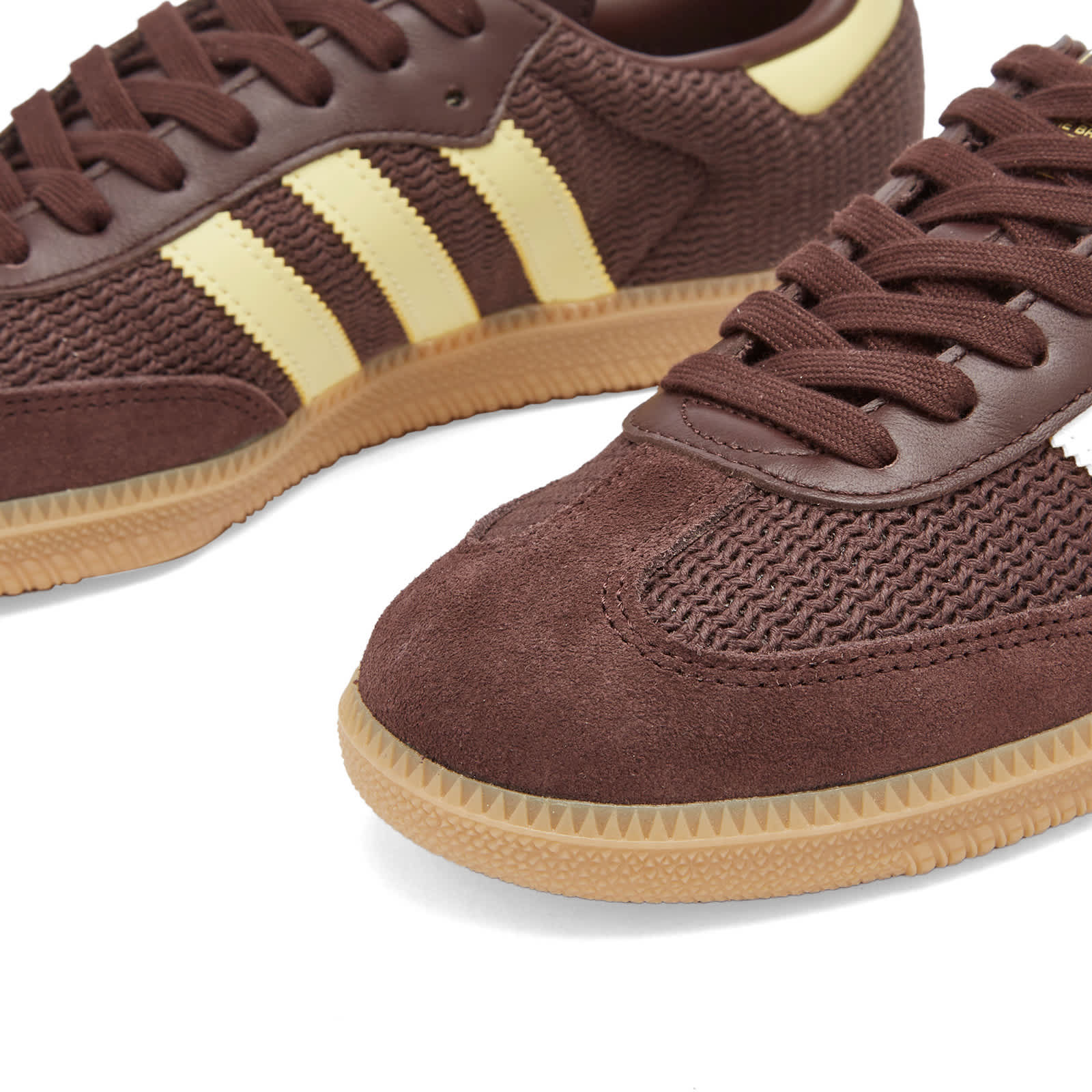 Adidas Samba OG W Shadow Brown & Powder Yellow | END. (US)