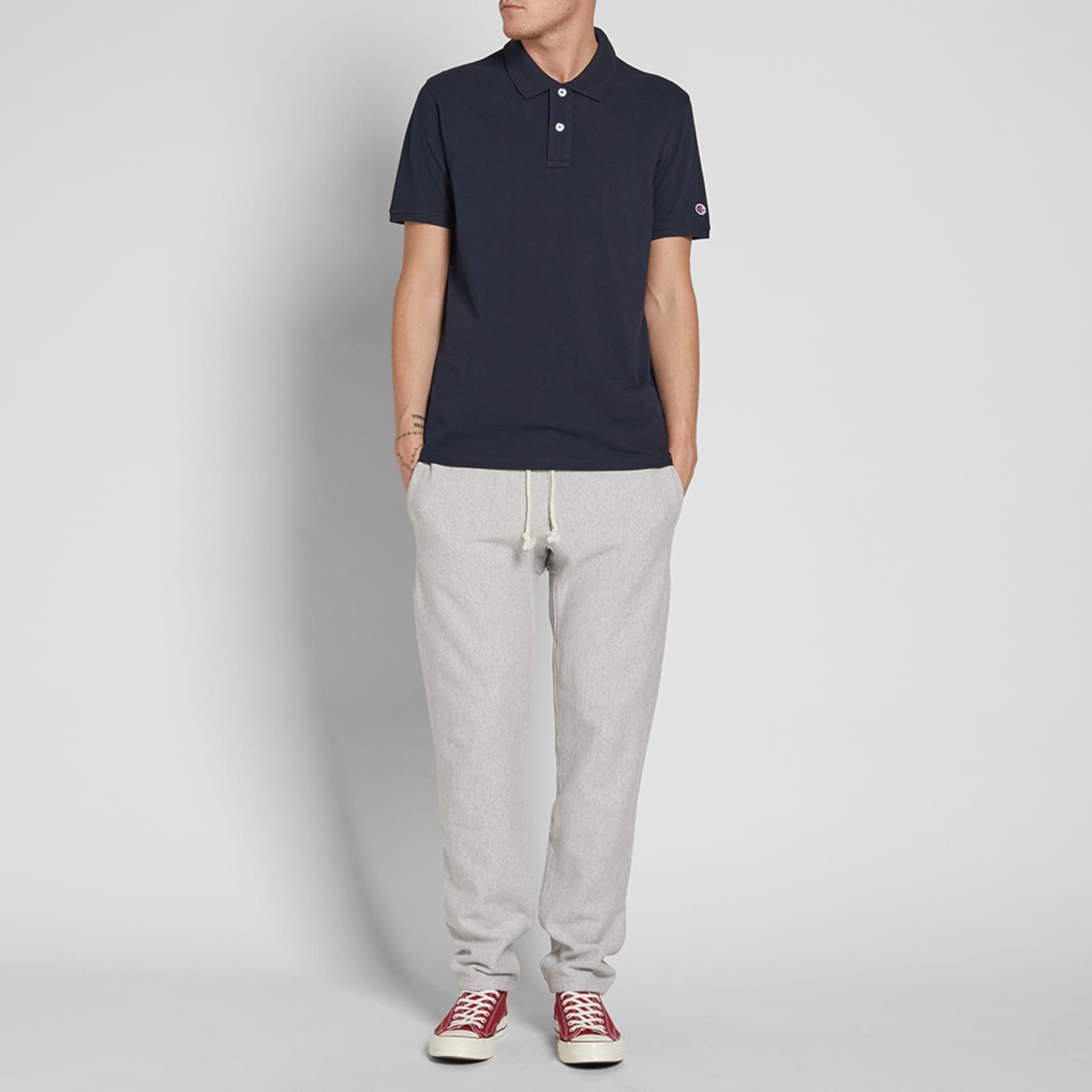 Champion Reverse Weave Polo Navy | END. (US)