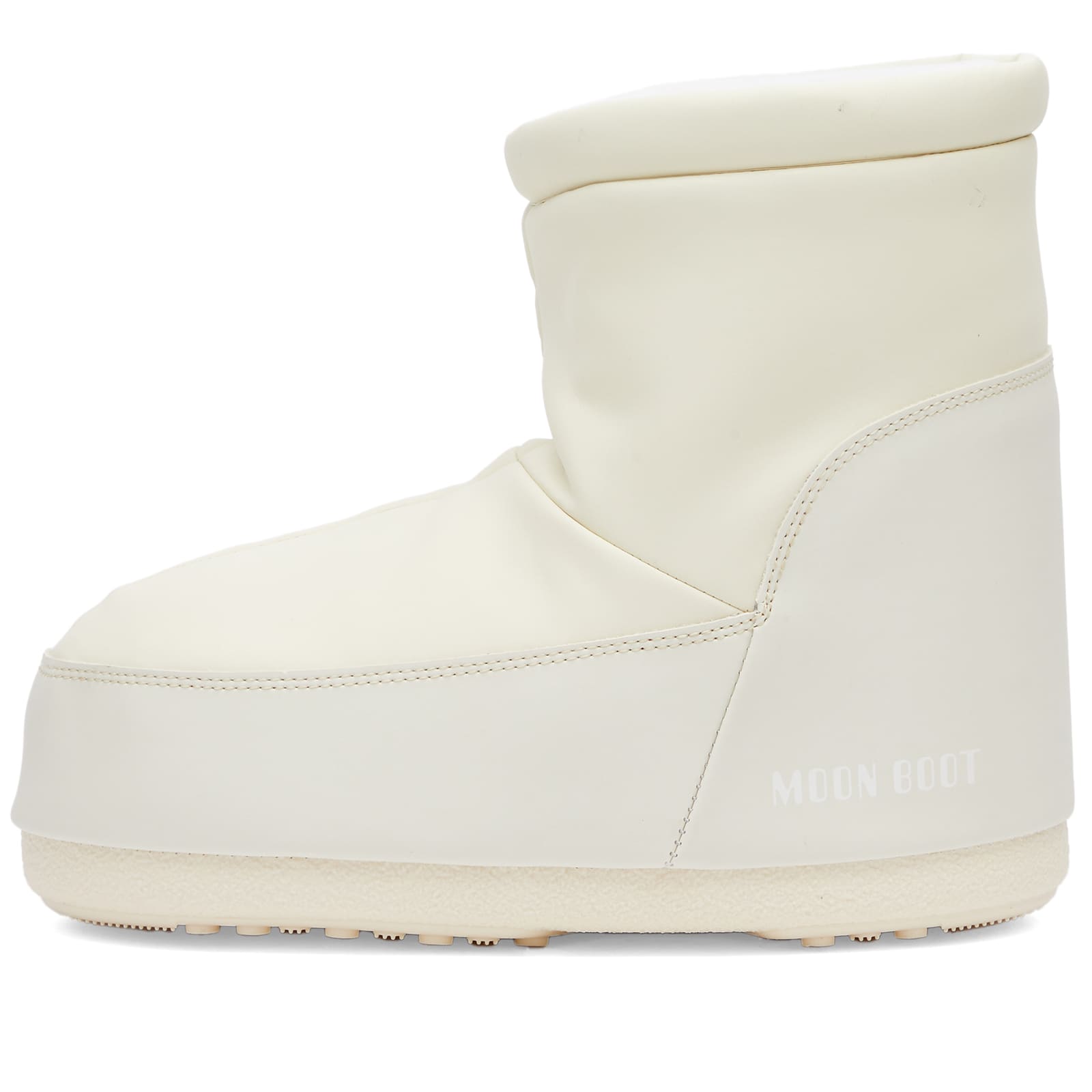 Moon Boot Icon Low No Lace Rubber Boots Cream | END. (HK)