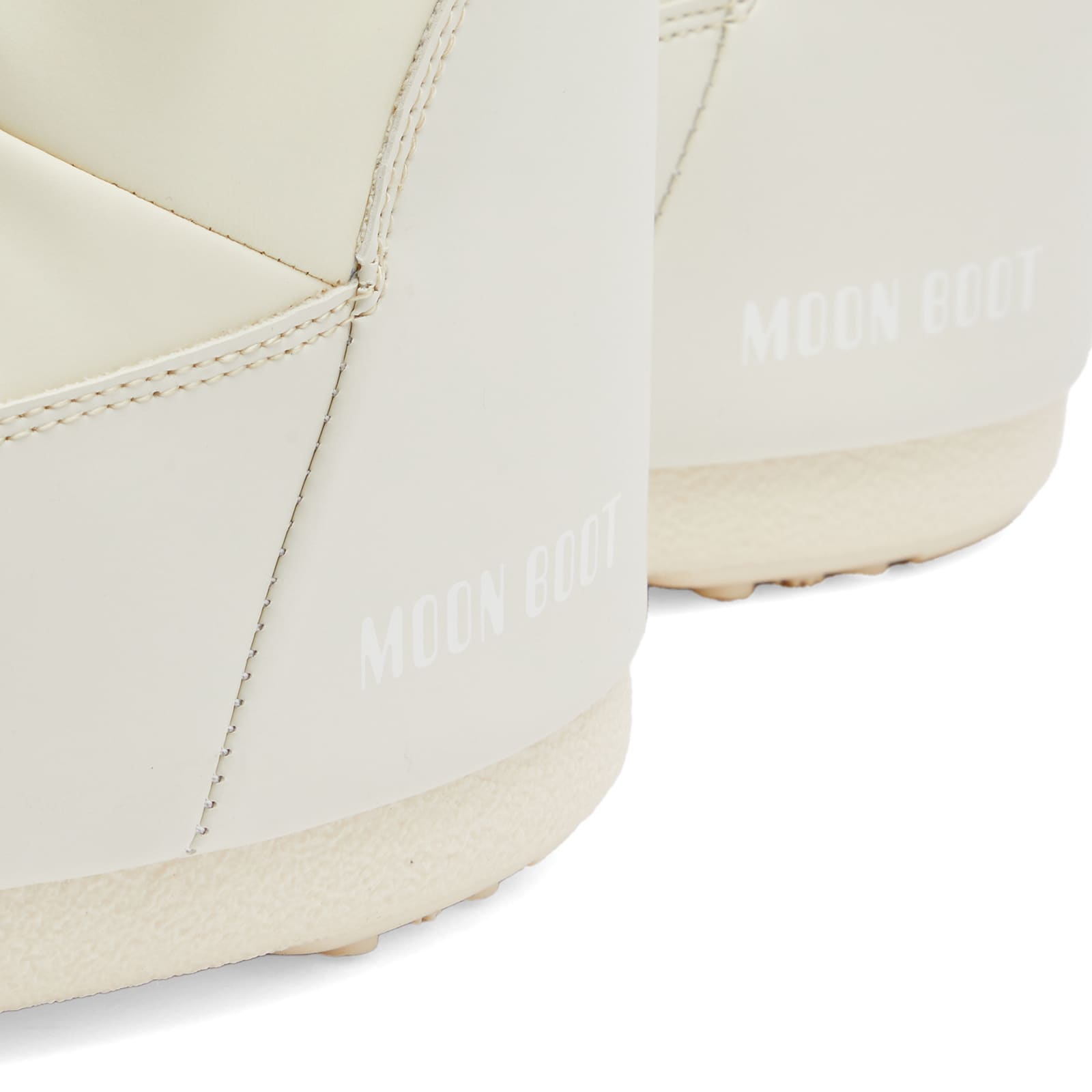 Moon Boot Icon Low No Lace Rubber Boots Cream | END. (AU)
