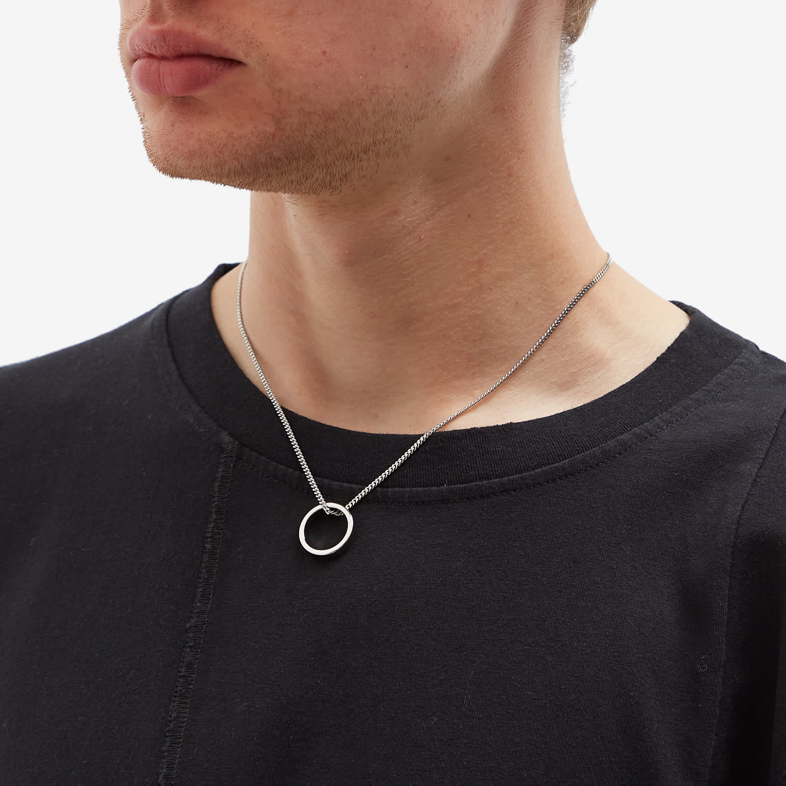 MM6 Maison Margiela Ring Necklace Silver | END. (KR)