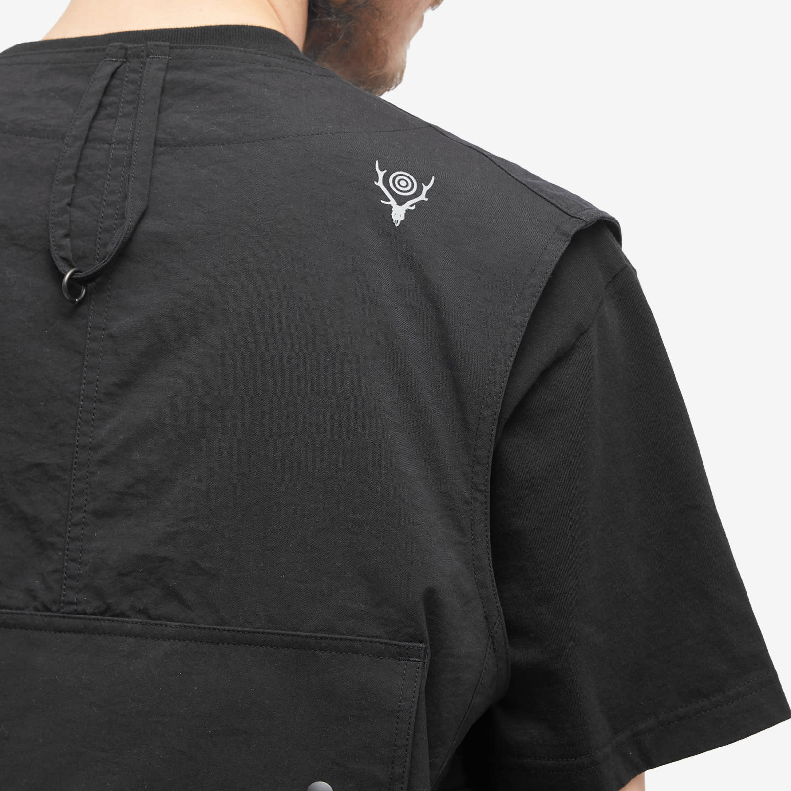 South2 West8 Tenkara Nylon Vest Black | END. (SG)