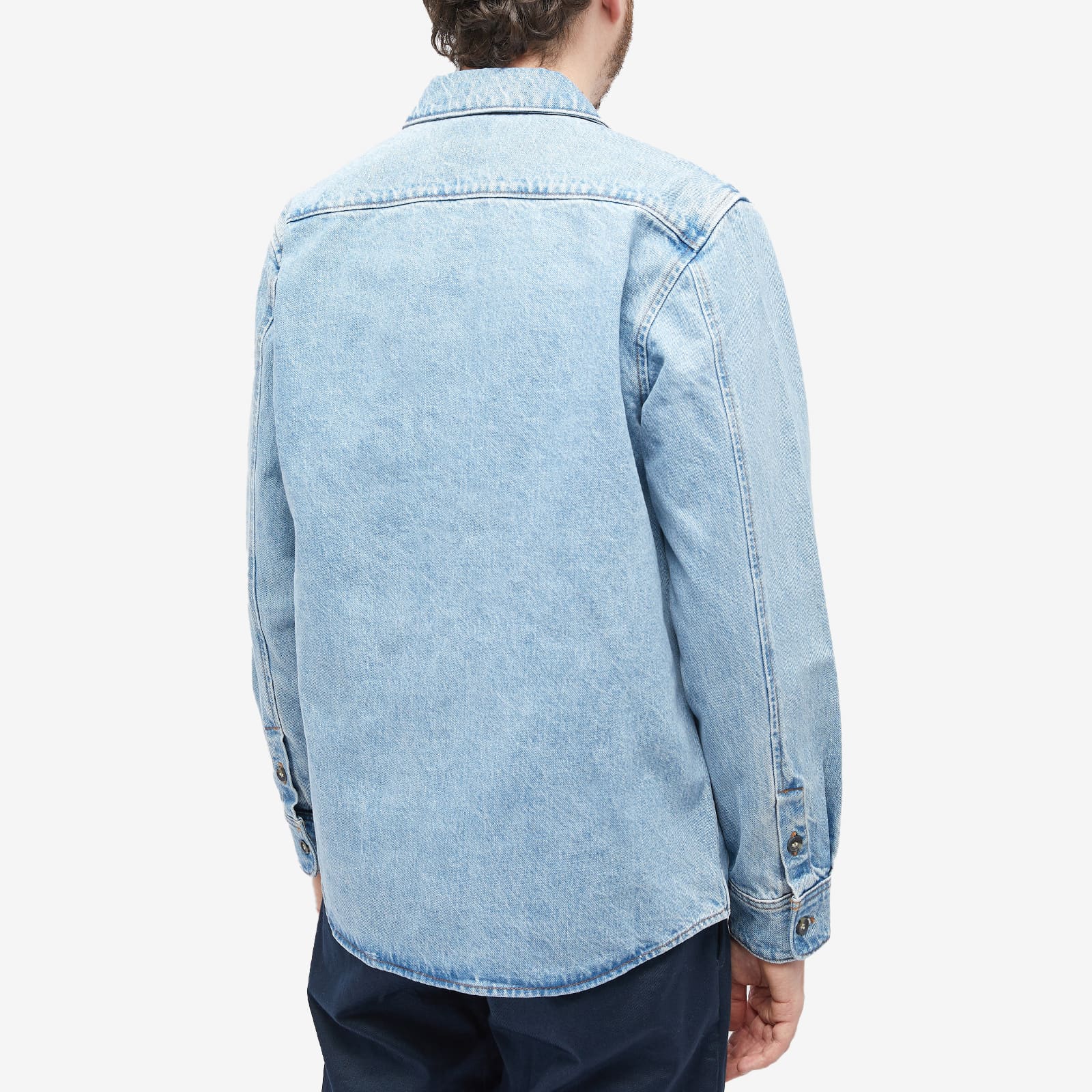 A.P.C. Vittorio Denim Overshirt Light Blue | END. (GB)