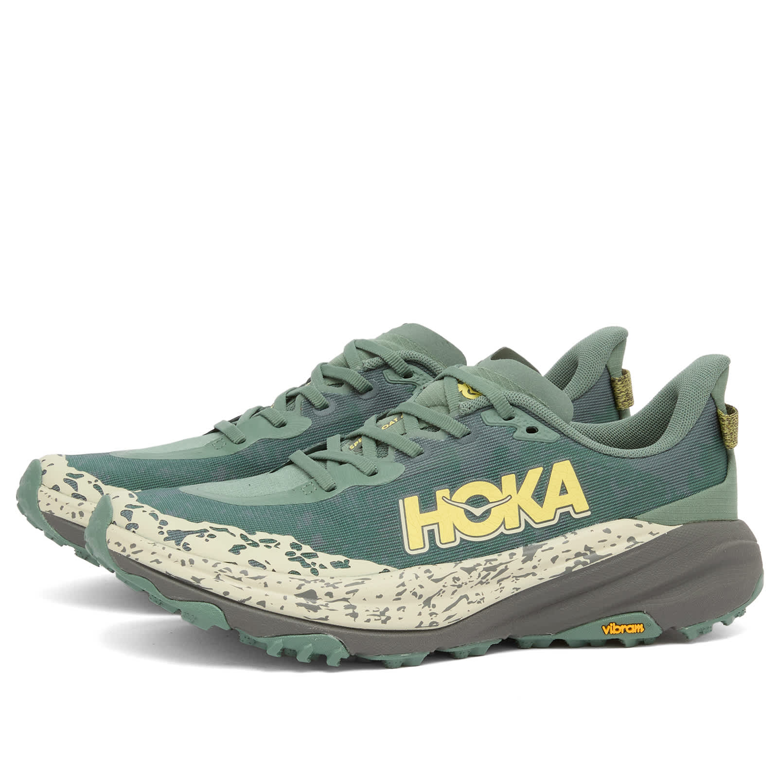 HOKA ONE ONE M Speedgoat 6 Sneaker Fern & Asphalt Grey | END. (US)