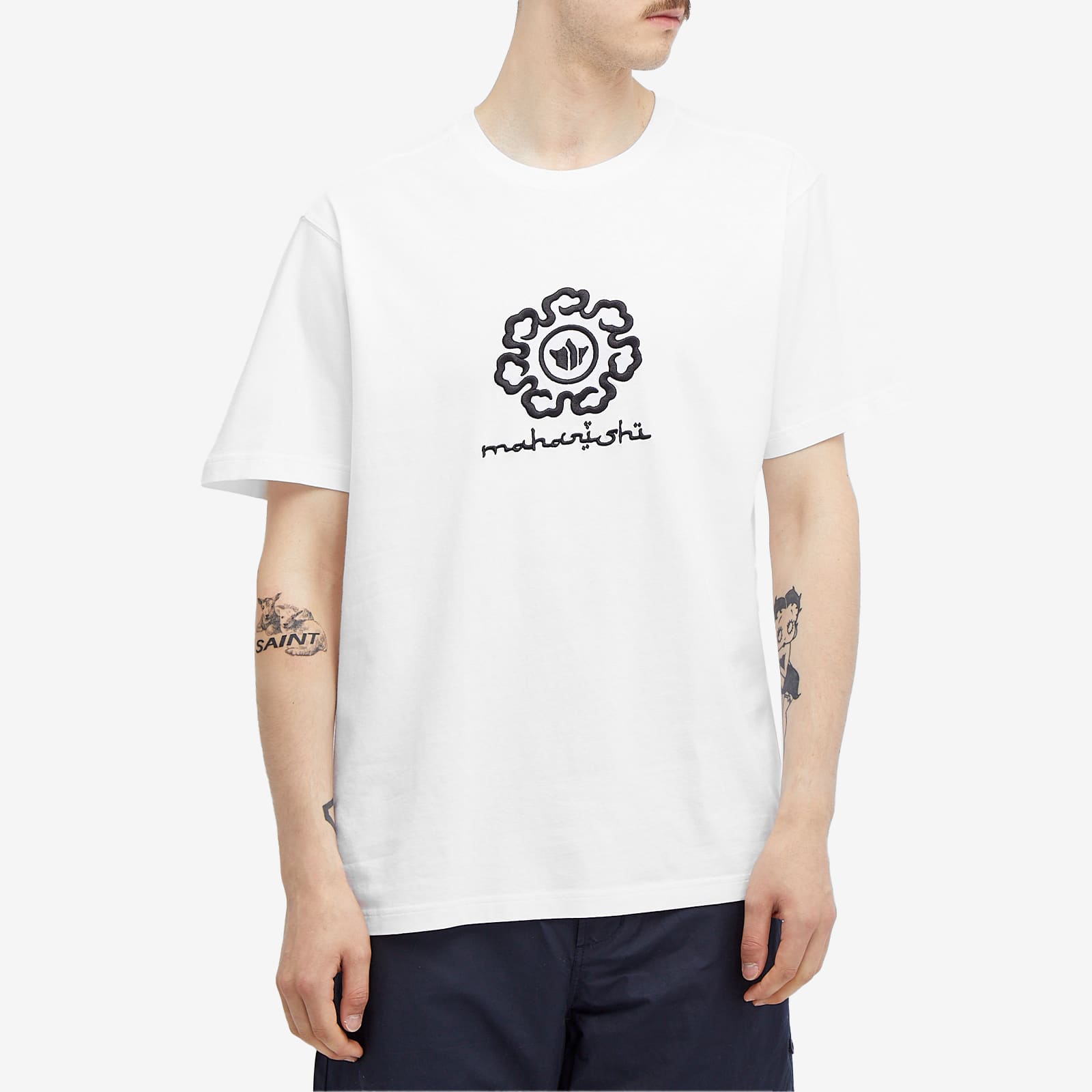 Maharishi Spiral Temple T-Shirt White | END. (HK)