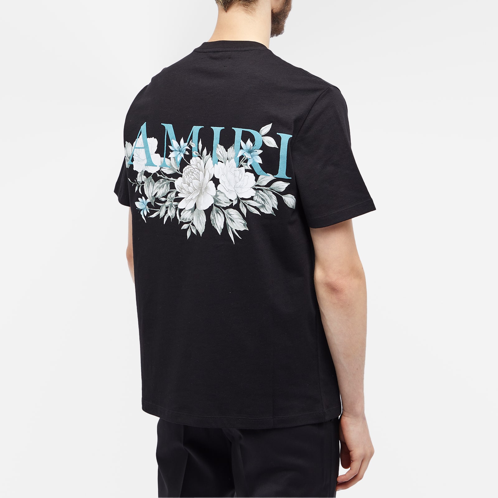 AMIRI Floral Logo T-Shirt Black | END. (GB)