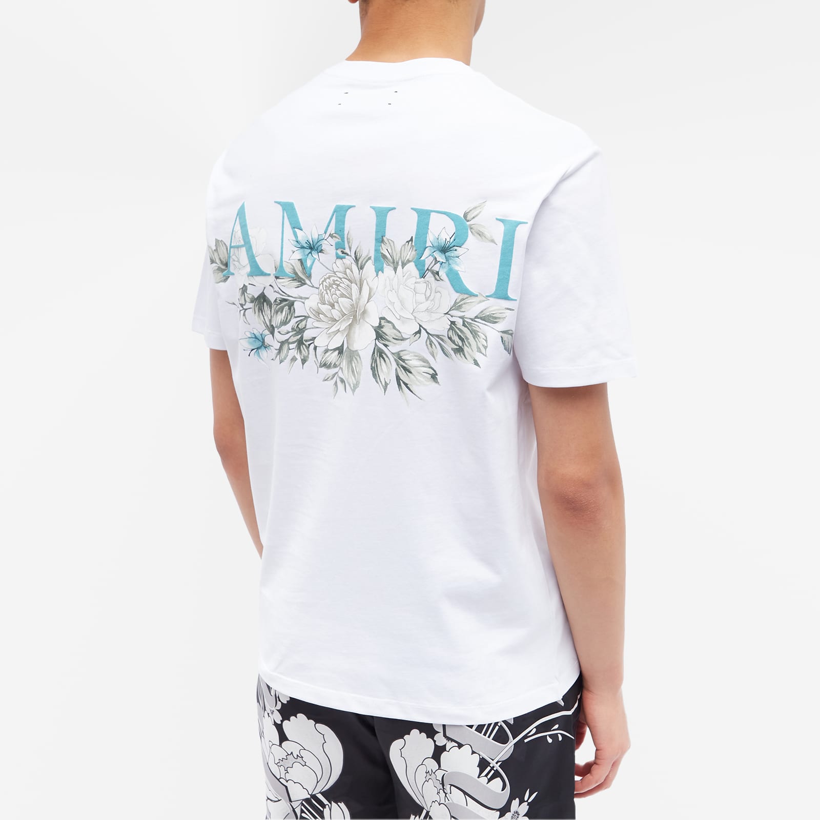 AMIRI Floral Logo T-Shirt White | END. (GB)