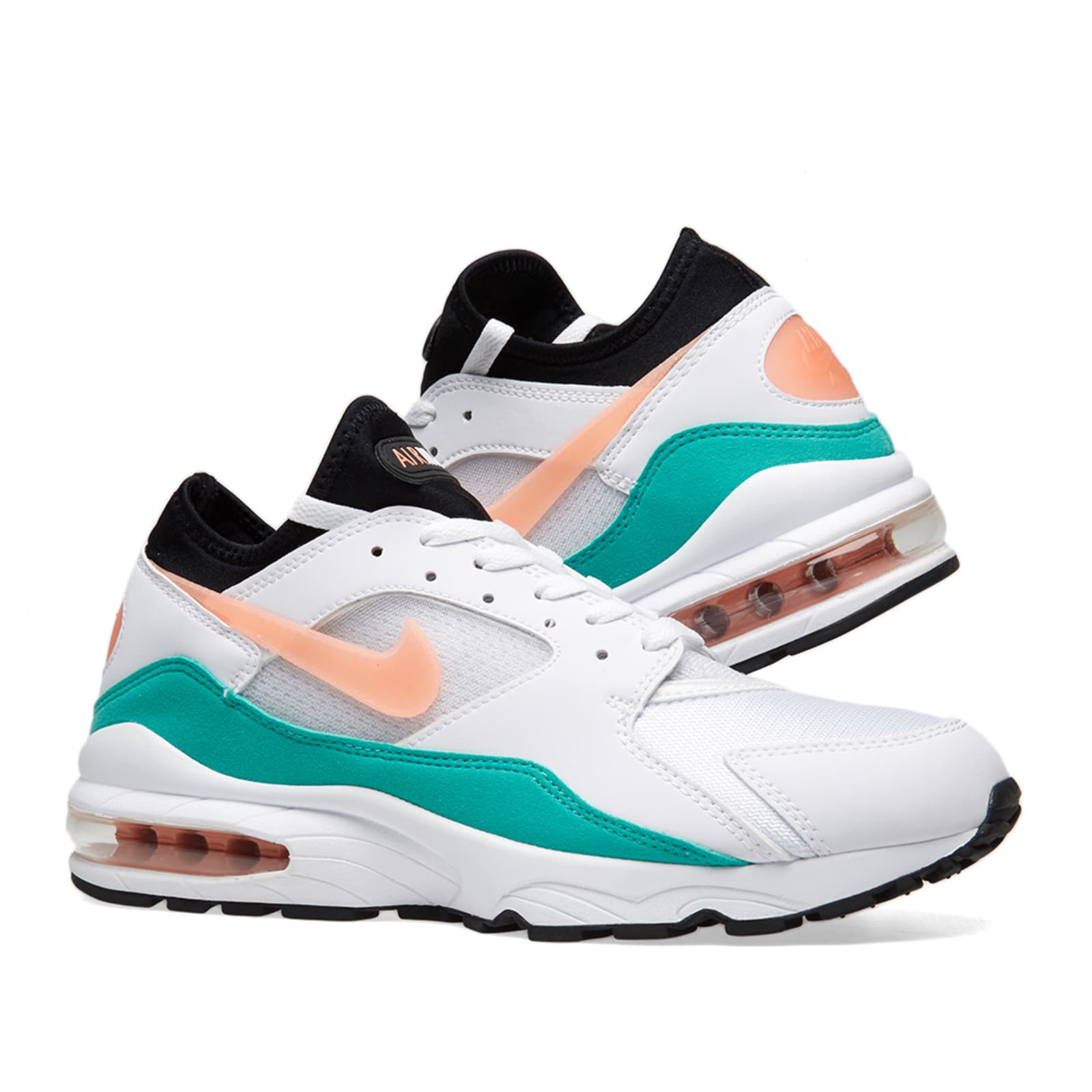 Nike Air Max 93 'Miami' White, Bliss & Kinetic Green | END.