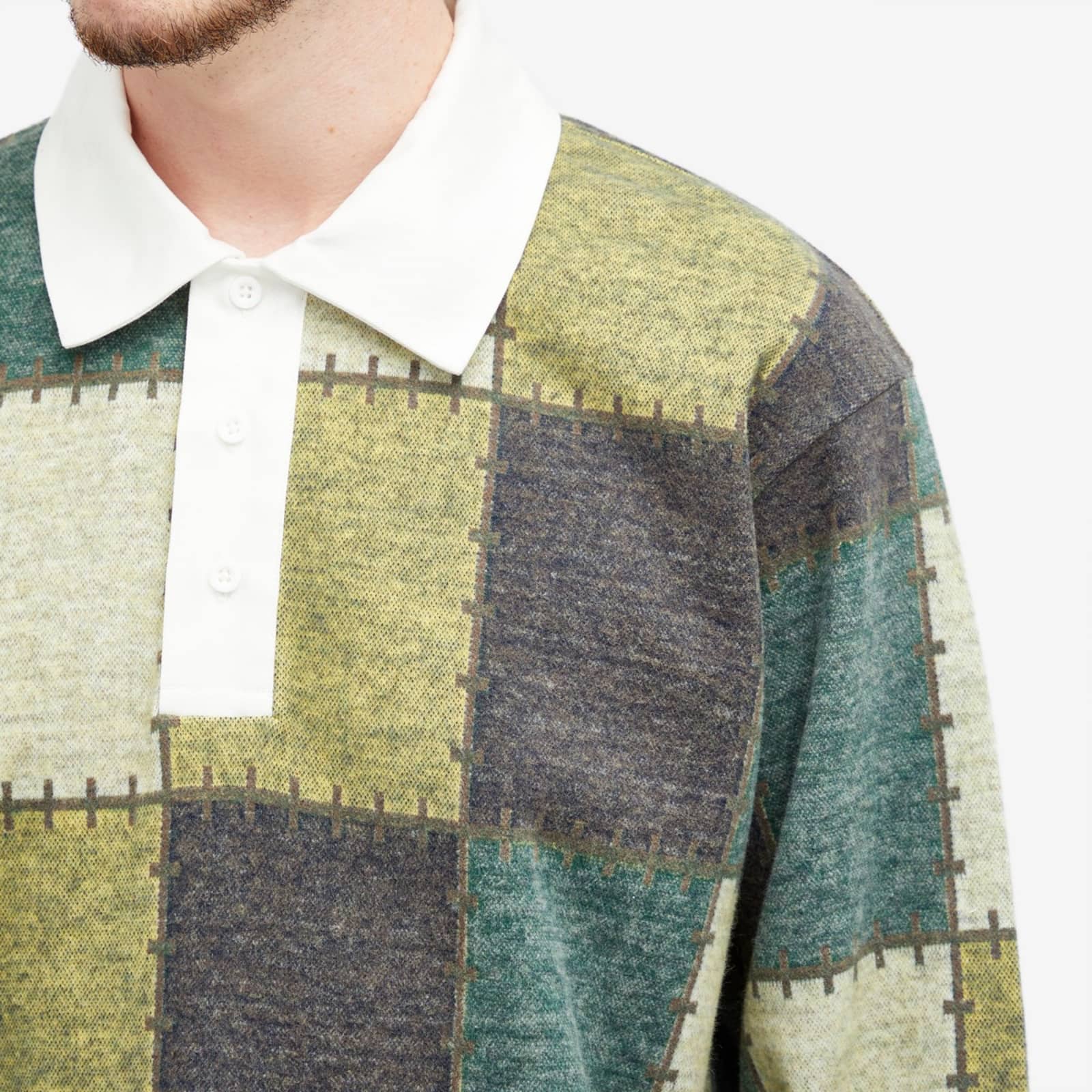 Palmes Checkers Rugby Shirt Multi | END. (KR)