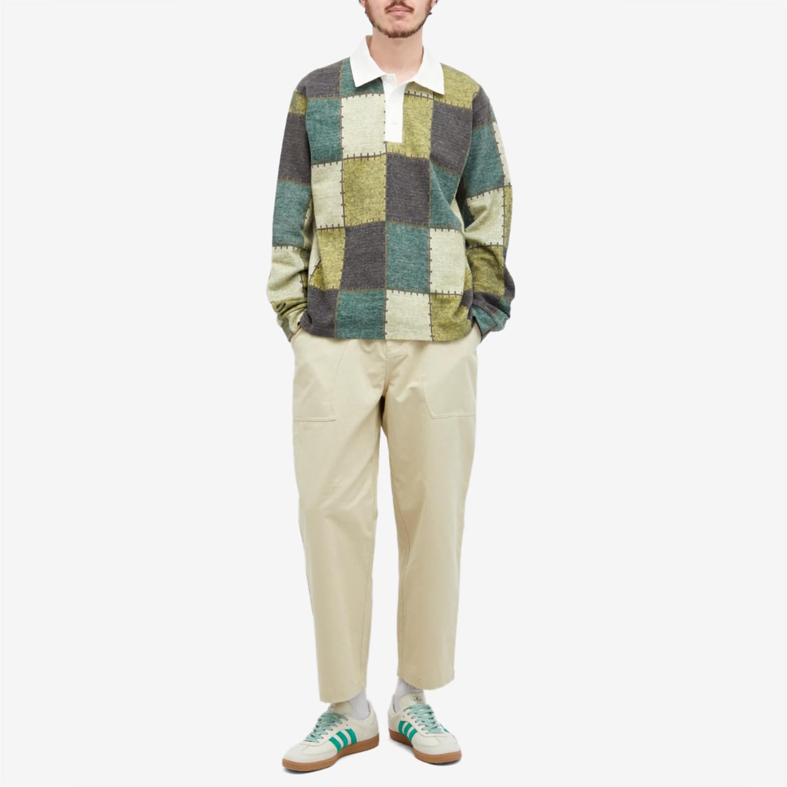 Palmes Checkers Rugby Shirt Multi | END. (KR)