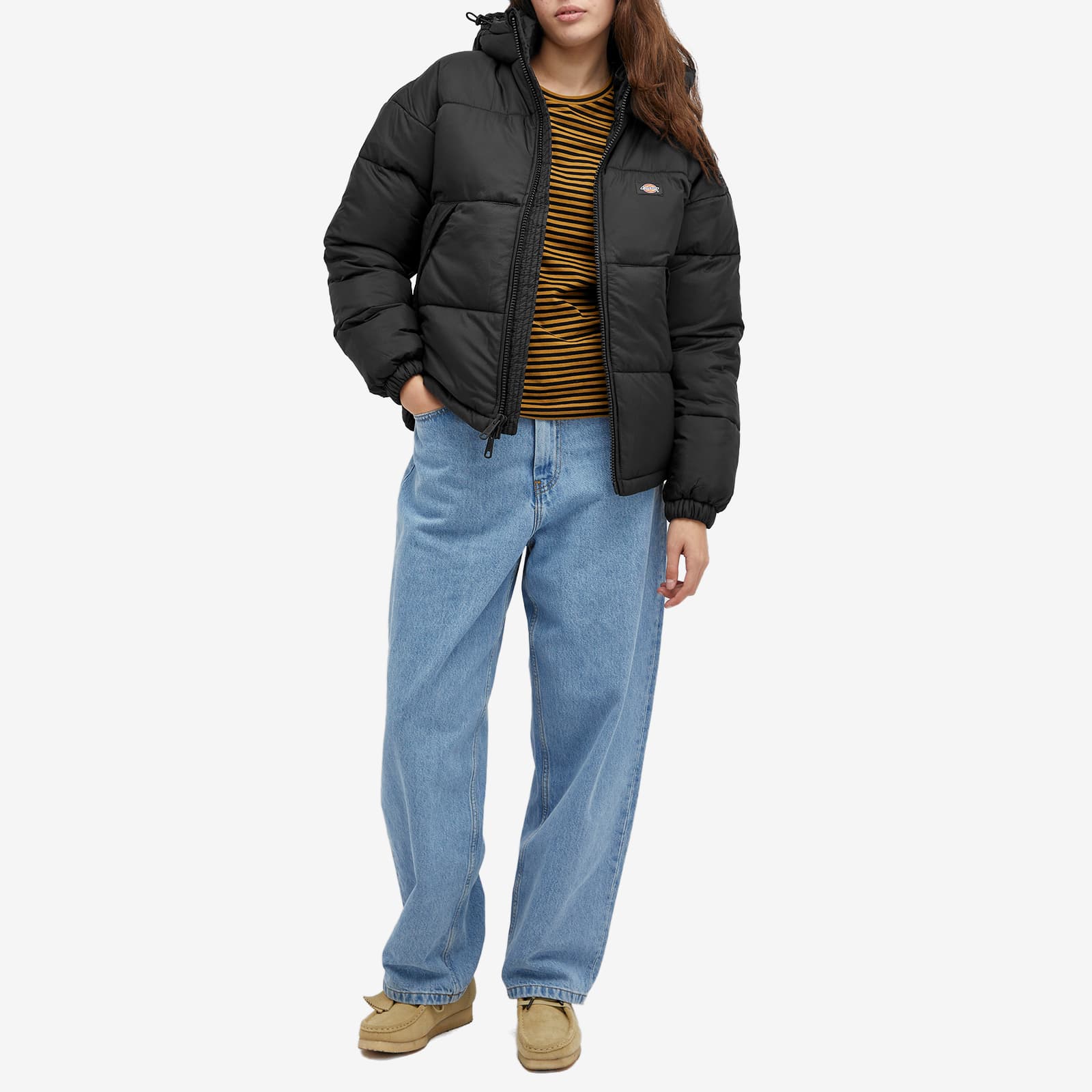 Dickies Alatna Oversized Puffer Jacket Black | END. (US)