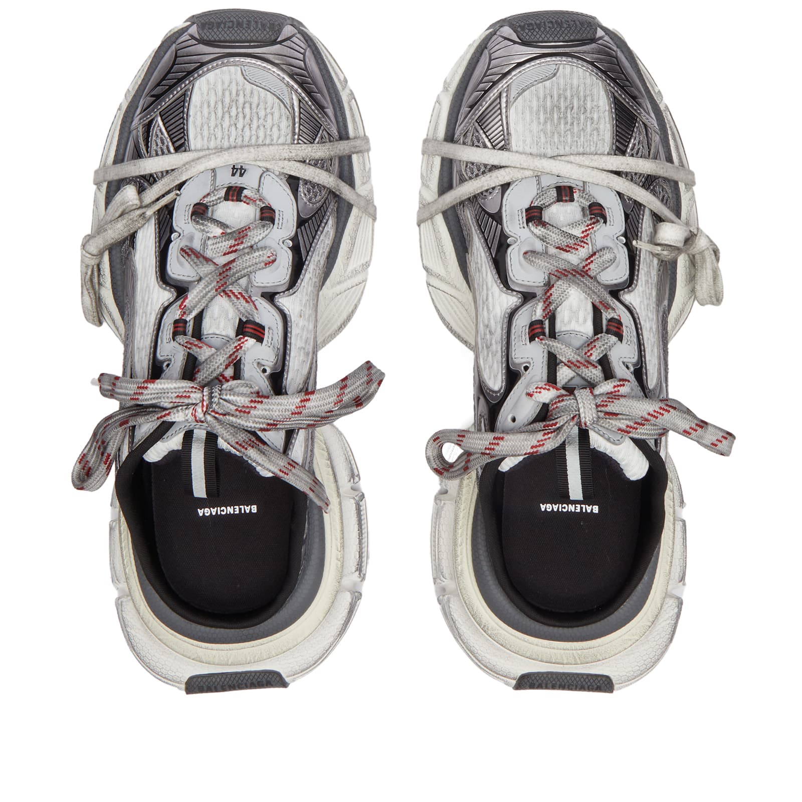 Balenciaga 3XL Mule Grey, White & Red | END. (GB)