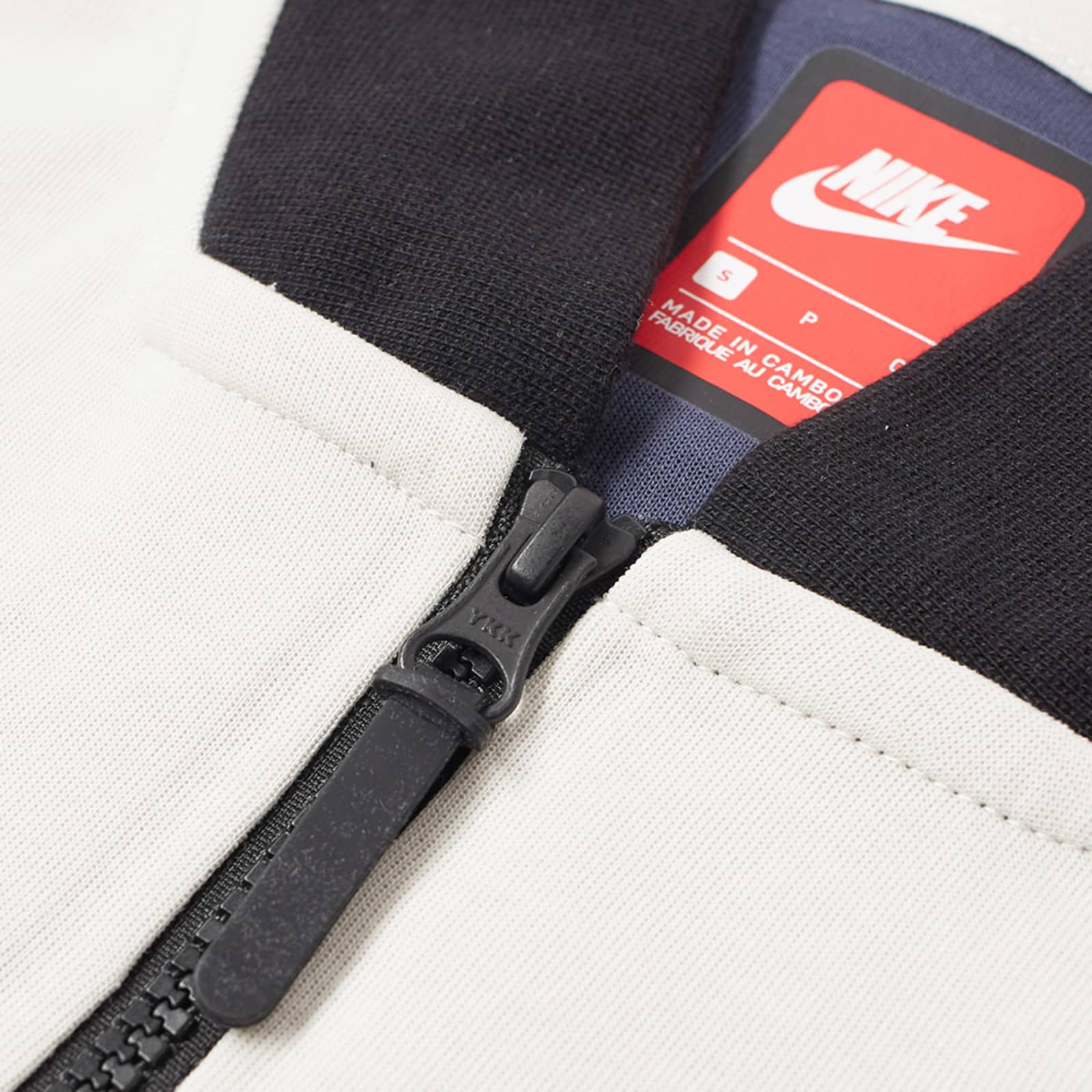 Nike Tech Fleece Varsity Jacket Light Bone & Glacier Grey | END. (US)