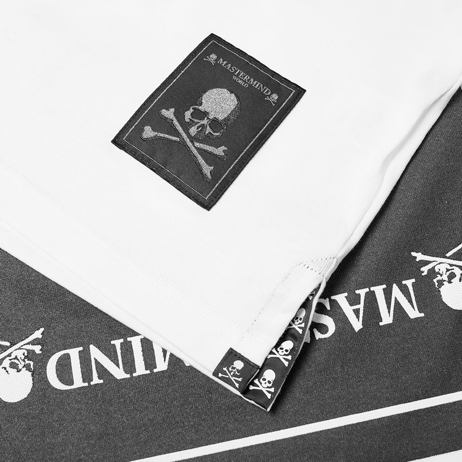 MASTERMIND WORLD Label Logo T-Shirt White | END. (UK)