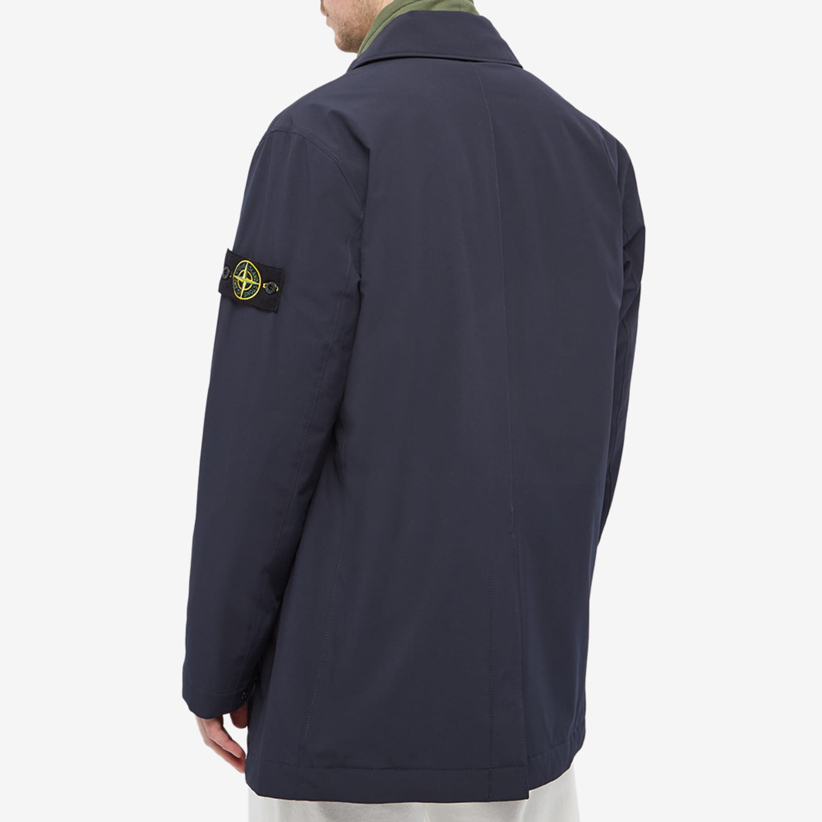 Stone Island Soft Shell-R Mac Navy | END. (US)