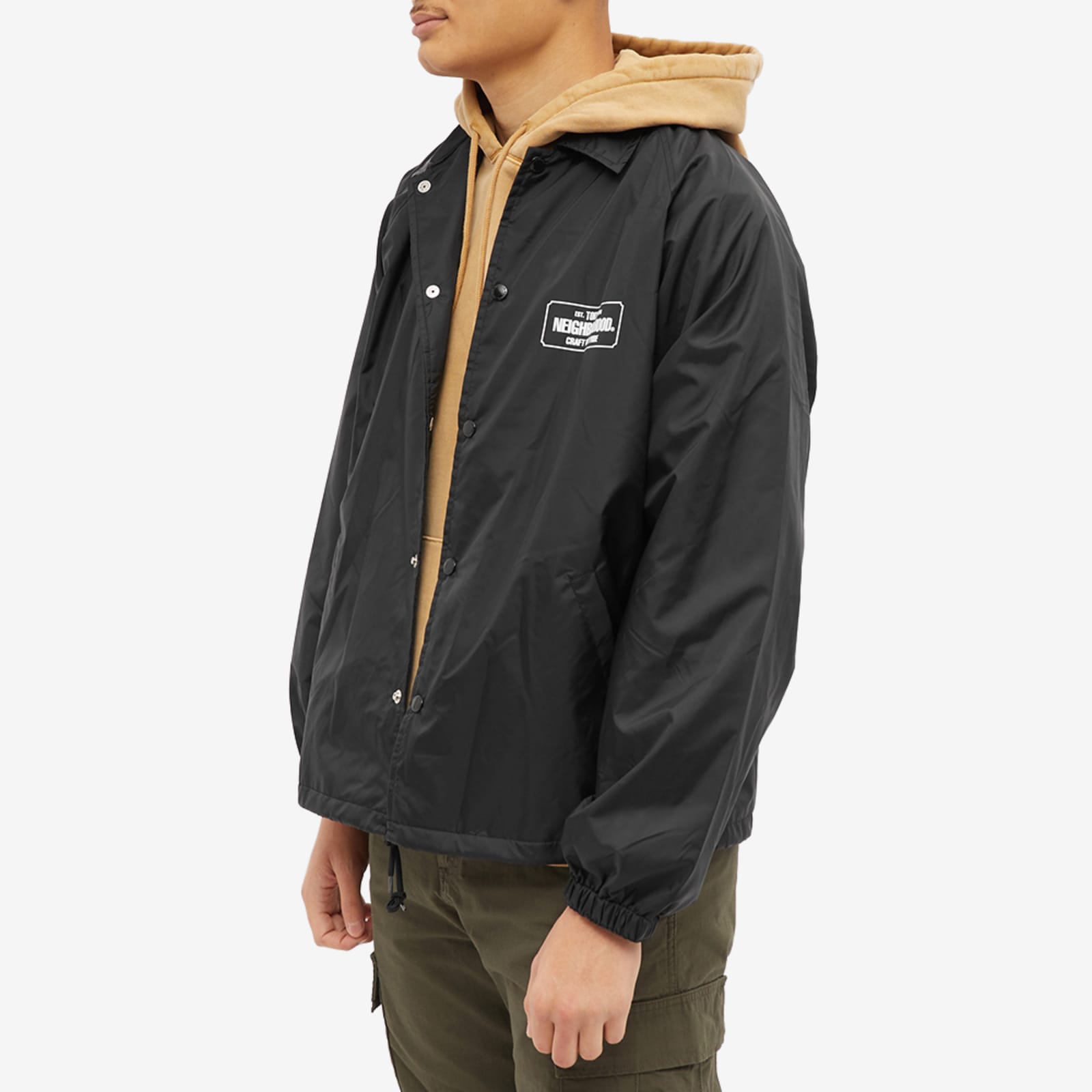 Neighborhood Windbreaker Logo Jacket Black | END. (US)