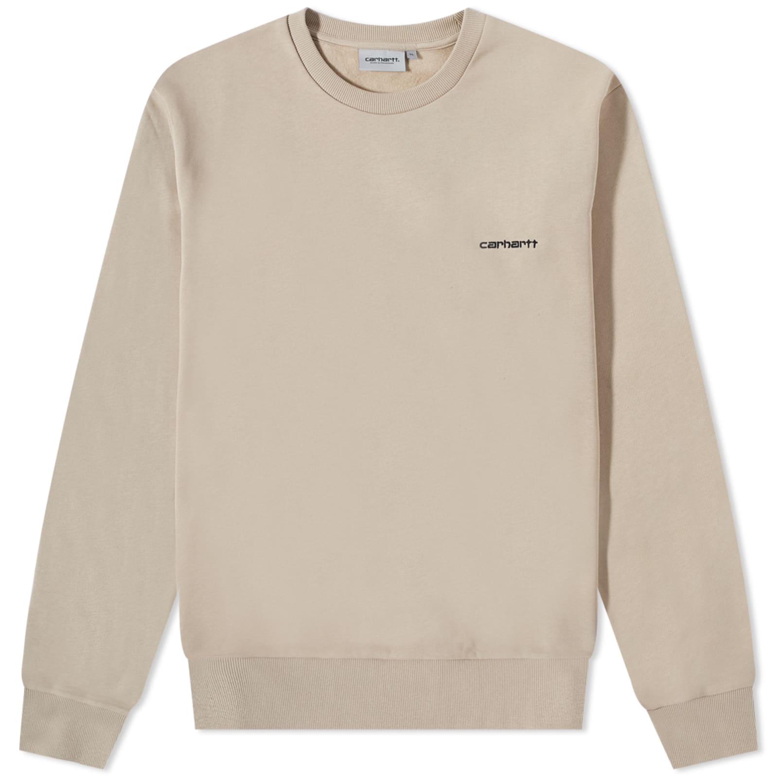 Carhartt WIP Script Embroidery Sweat Wall & Black | END. (GB)