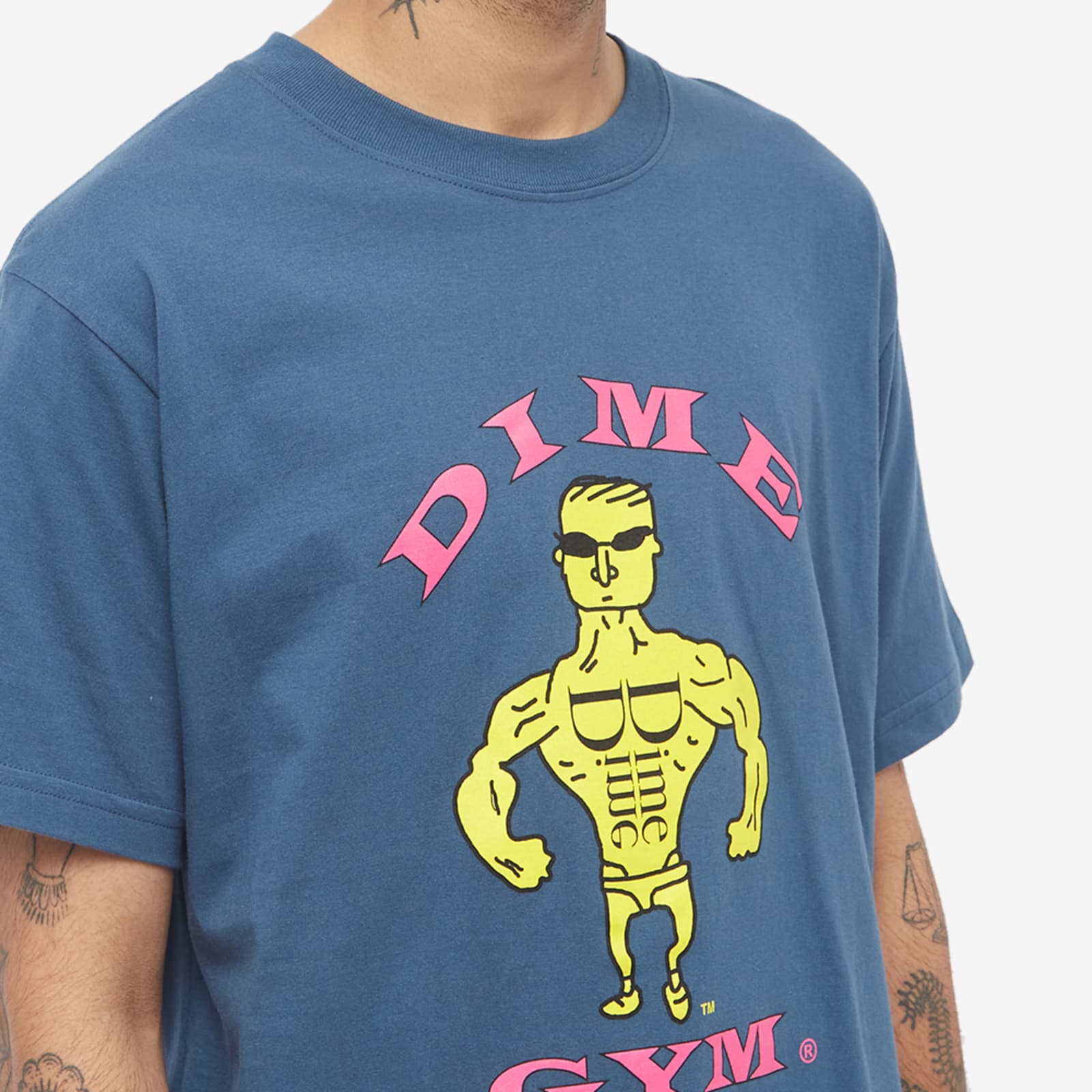 Dime Buff T-Shirt Indigo | END. (BE)