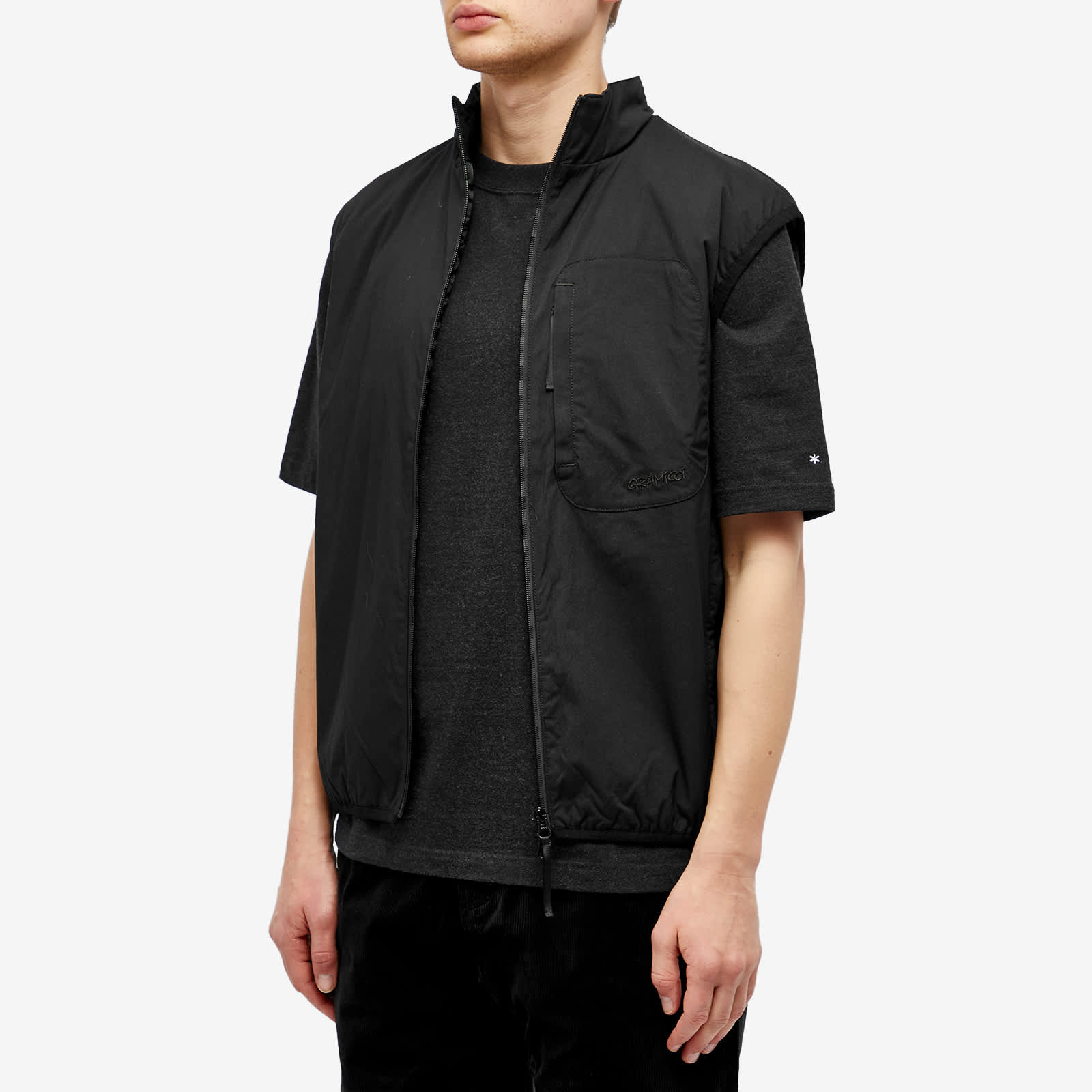 Gramicci Softshell EQT Padding Vest Black | END.
