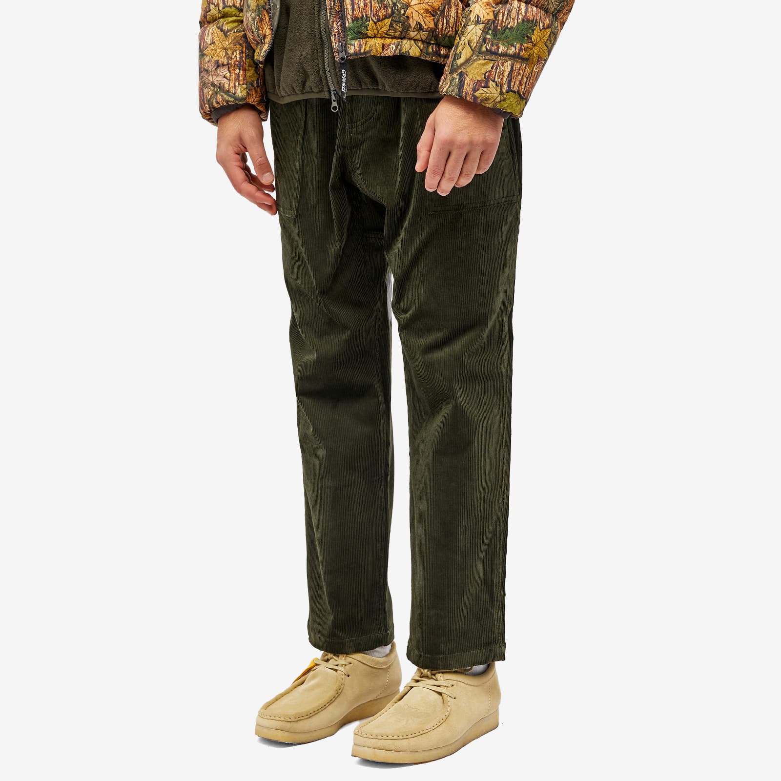Gramicci Corduroy Loose Tapered Ridge Pant Dark Green | END. (US)