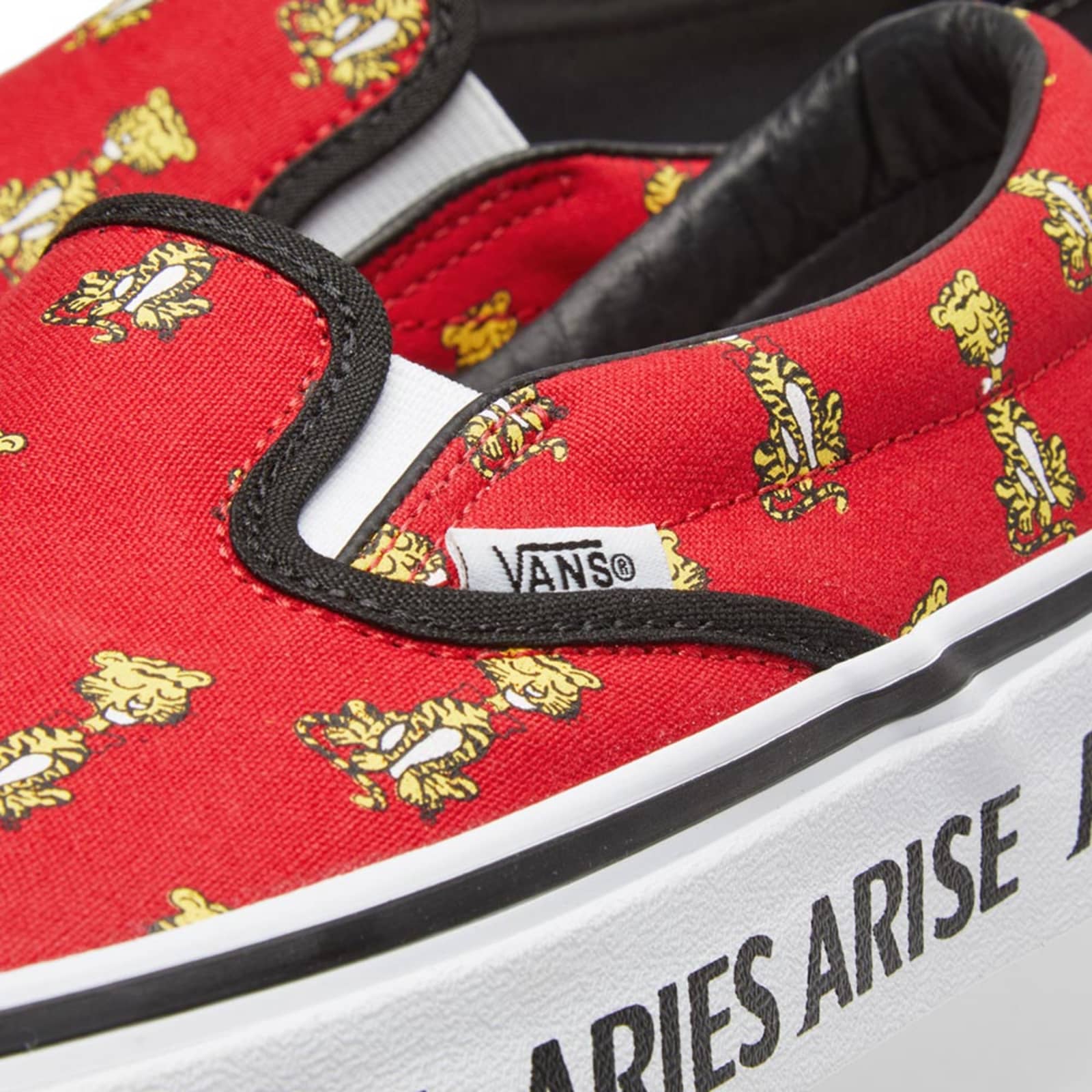 Vans x Aries OG Classic Slip On LX Racing Red, White & Yellow | END. (US)