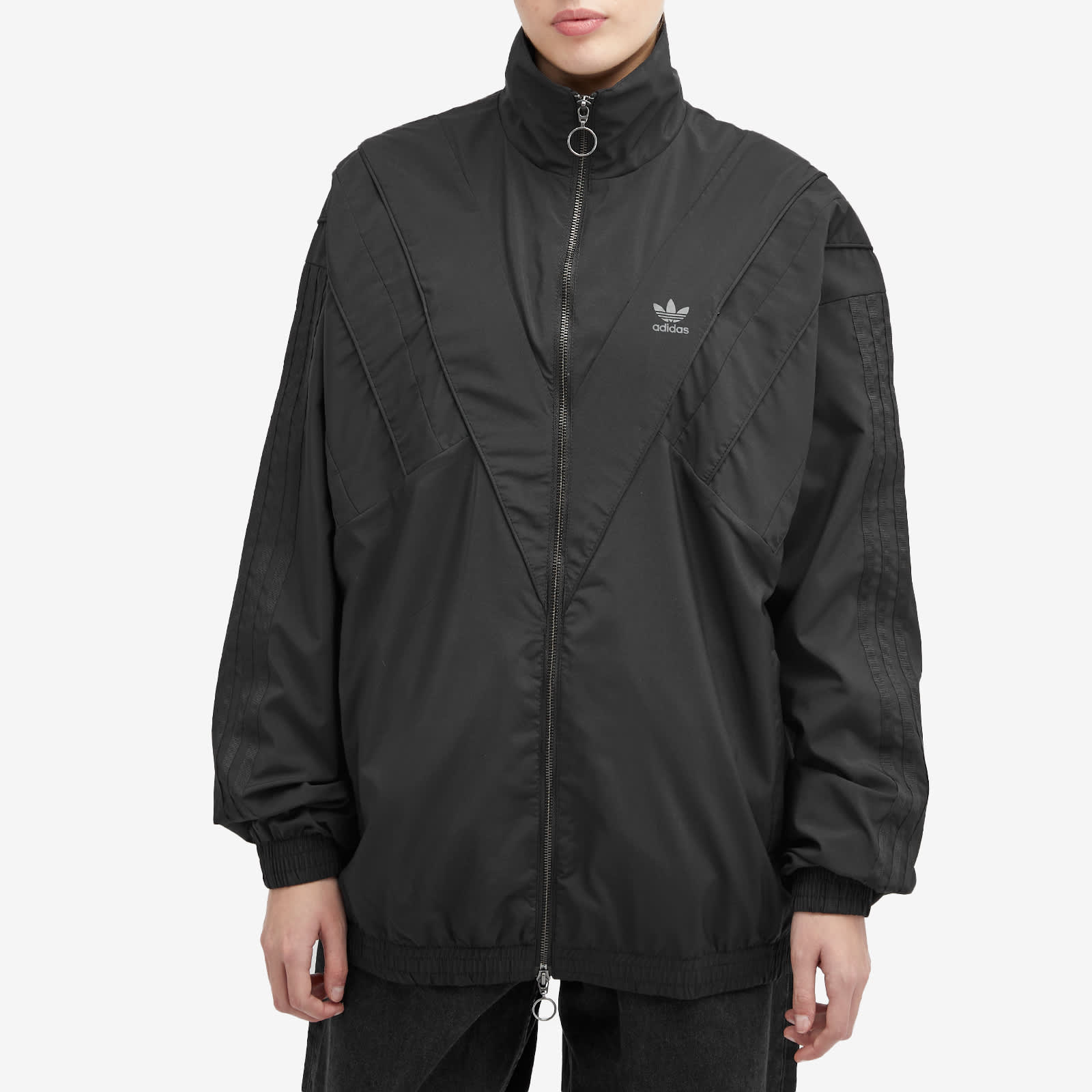 Adidas Rasant Oversized Zip Off Track Top Black | END. (US)
